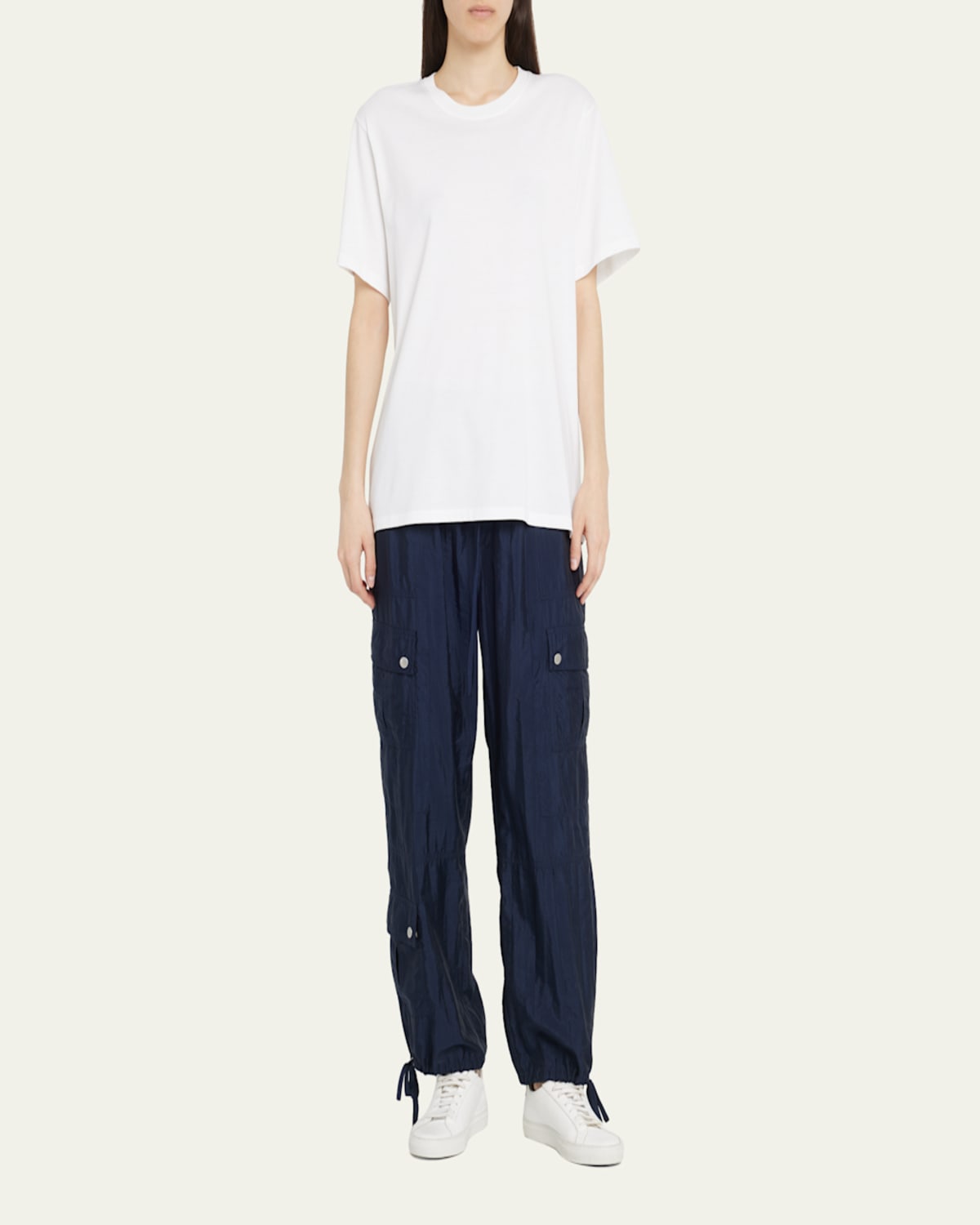 CINQ À SEPT Cinq a Sept Nitsan Tie-Cuff Cargo Pants