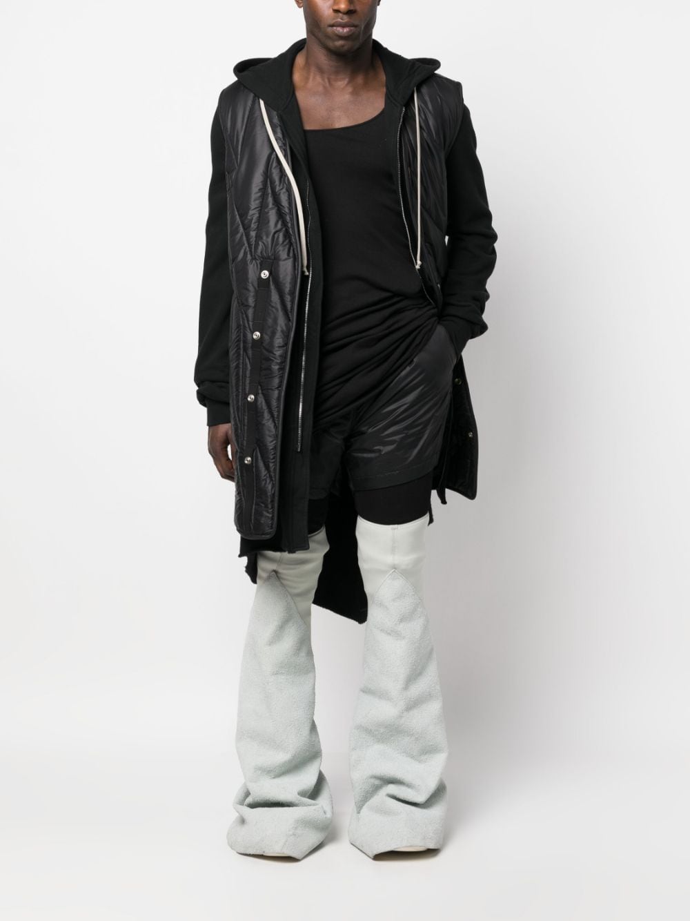 RICK OWENS Rick Owens DRKSHDW Fishtail Hooded Parka