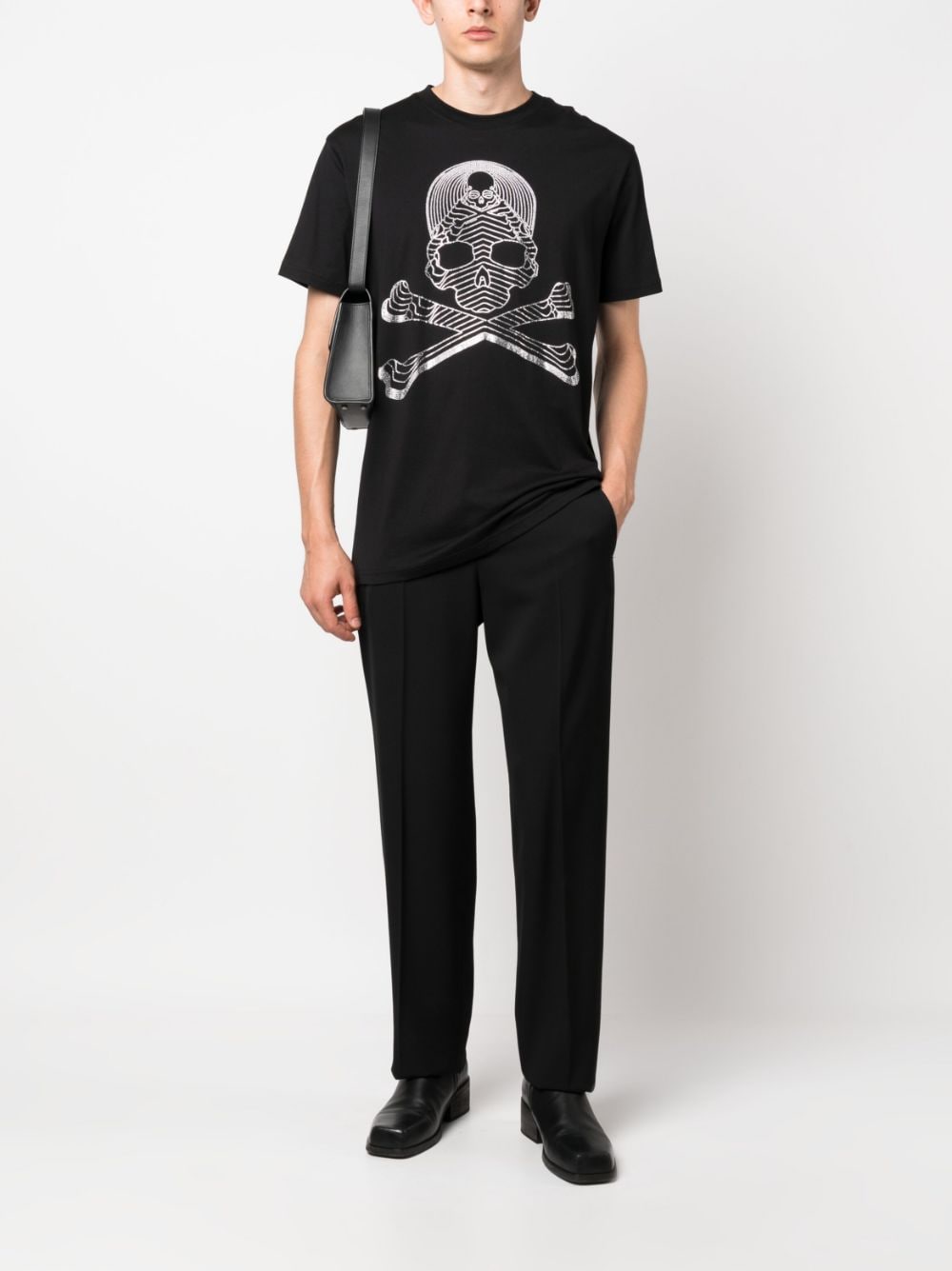 PHILIPP PLEIN glass skull t-shirt