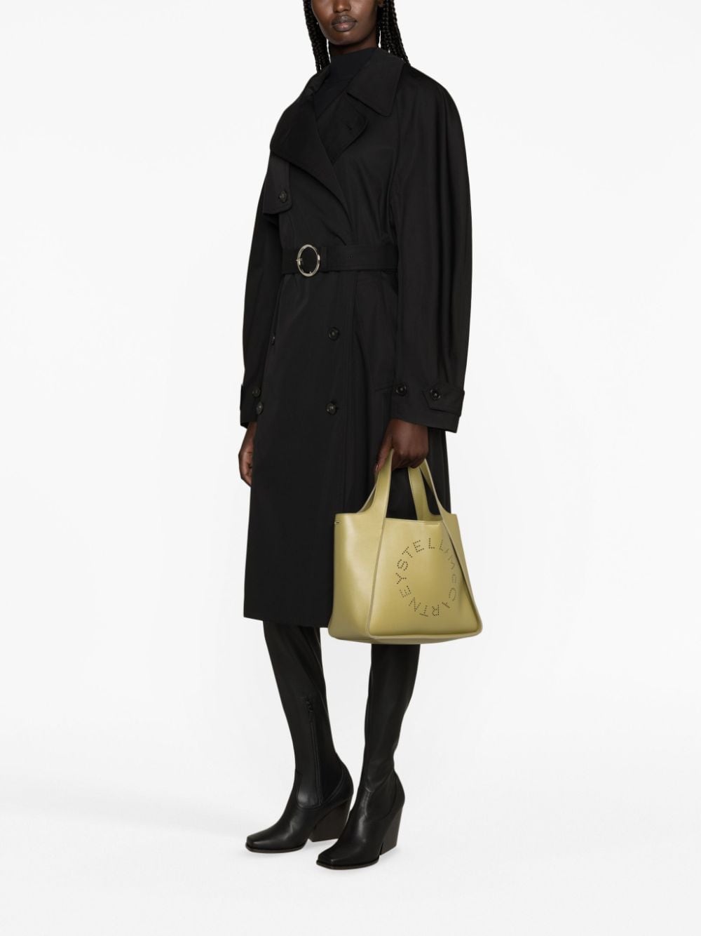 STELLA MCCARTNEY Stella McCartney Double-Breasted Belted Trench Coat