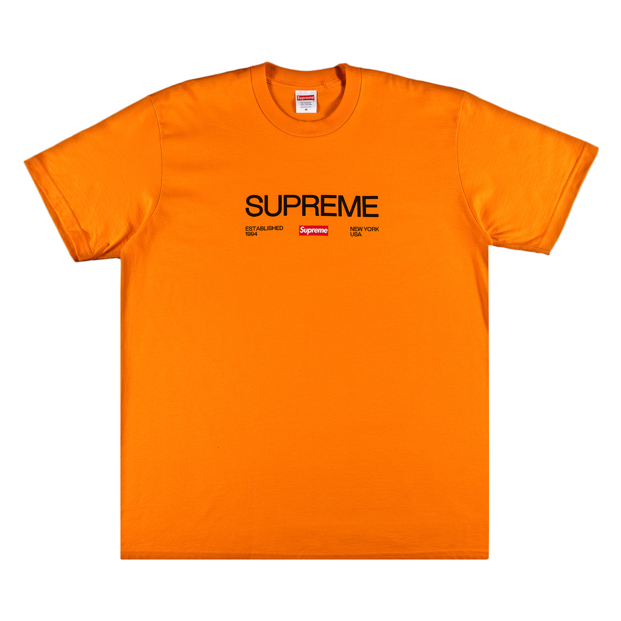 Supreme Est. 1994 Tee - Orange | Editorialist