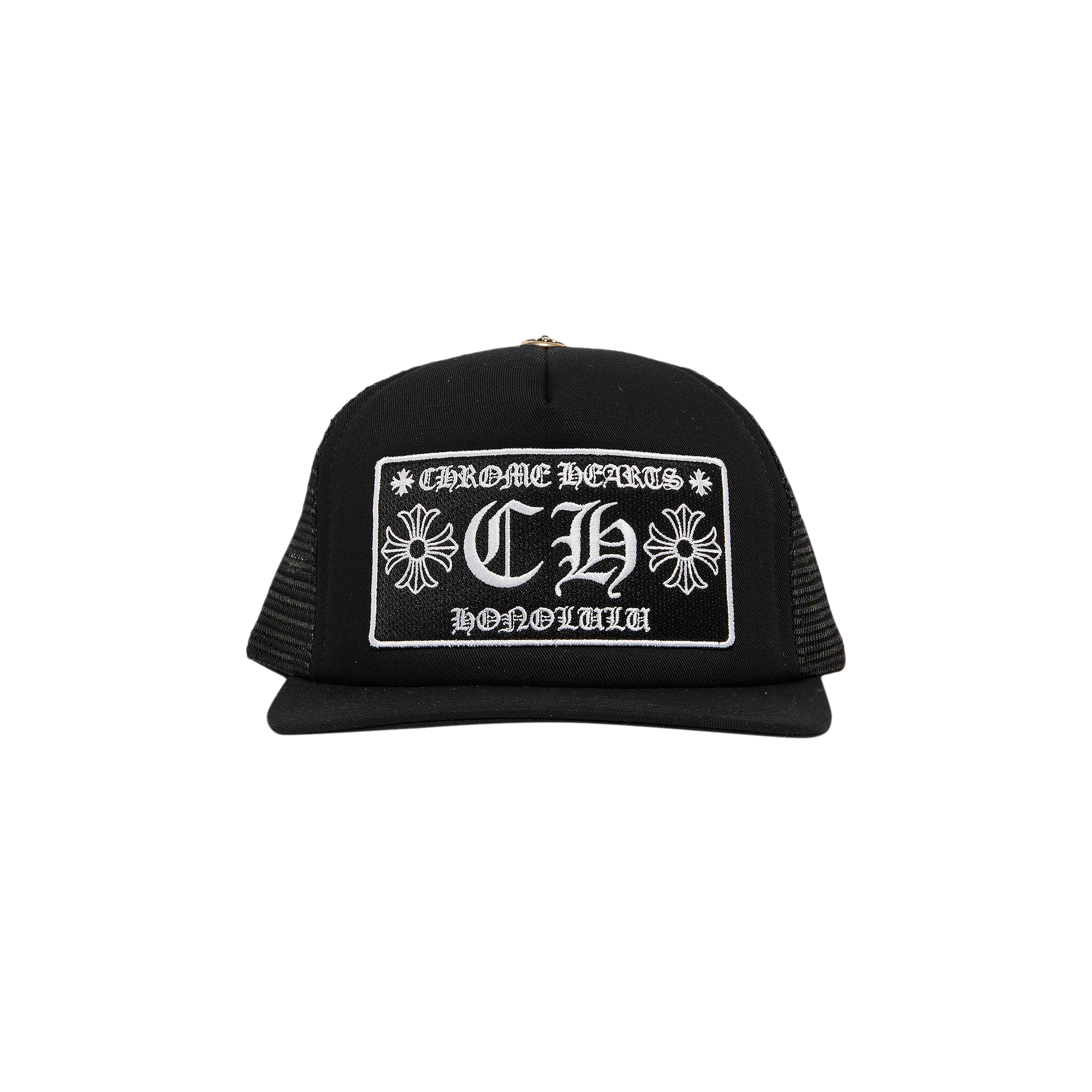 Chrome Hearts　Honolulu　Trucker Hat Cap 25947413~black_0.png