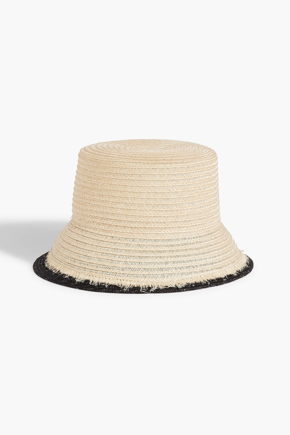 Eugenia Kim Two-Tone Crochet Bucket Sun Hat in Beige and Brown Eugenia Kim Bailey Two-Tone Crochet Bucket Hat | Neiman Marcus main image 2