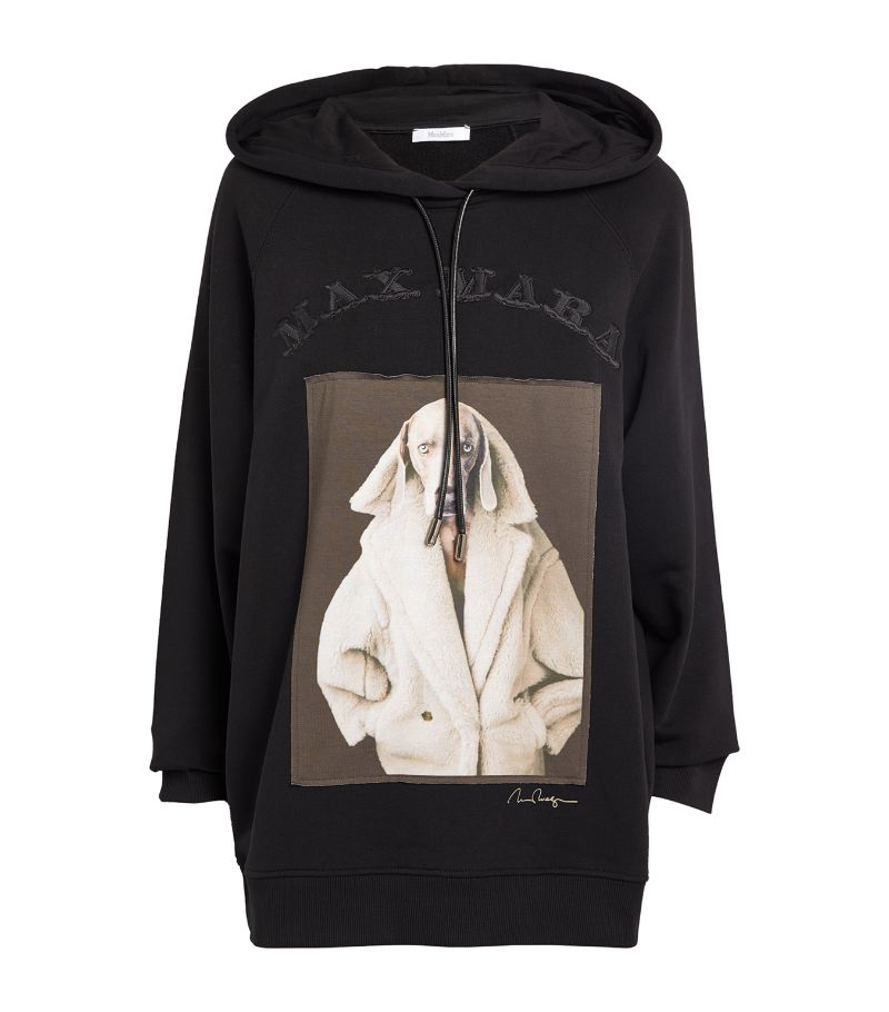Max Mara Wegman Dog Hoodie In Black - 20% Off | Editorialist