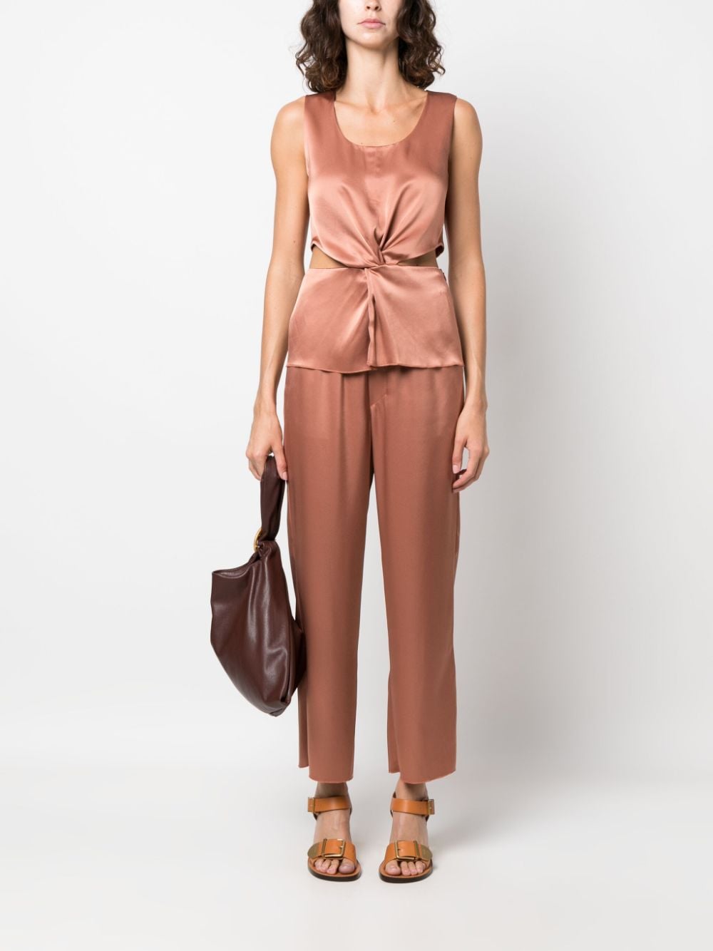 NANUSHKA Nanushka Elasticated Waist Cropped Trousers