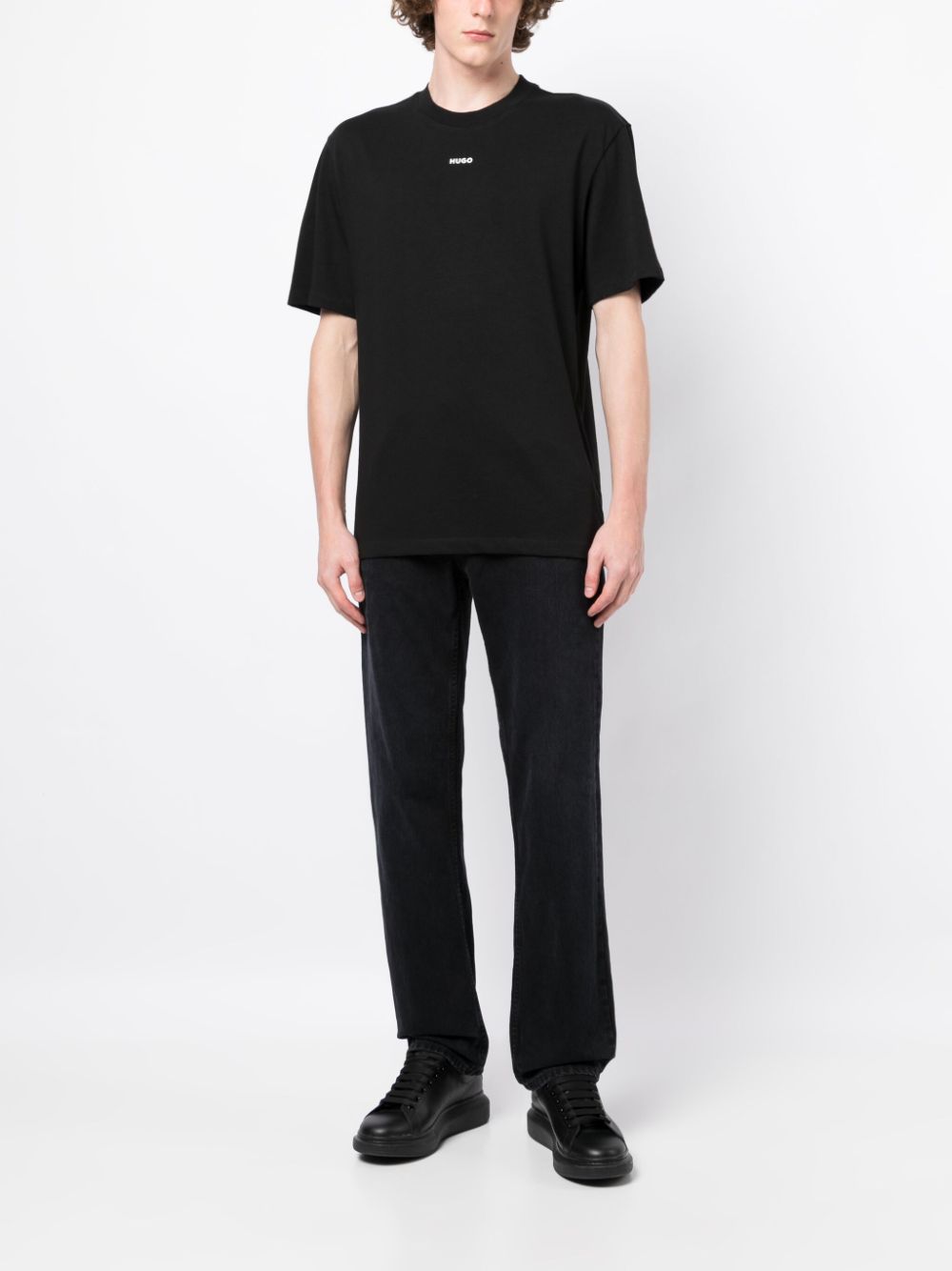 HUGO logo-print cotton t-shirt