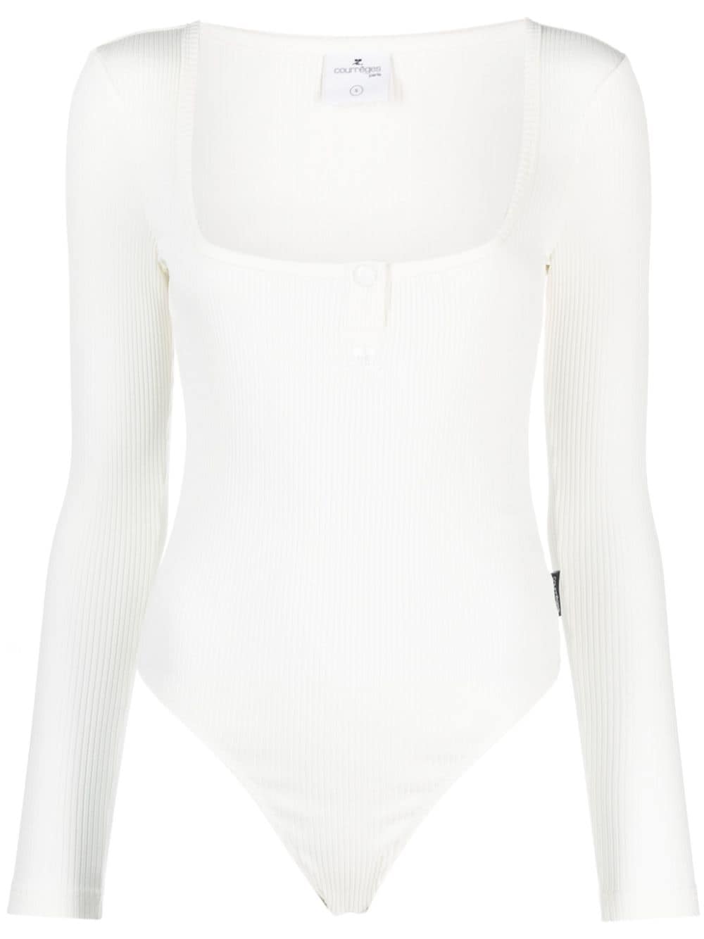 COURREGES Courrèges Logo-Patch Bodysuit