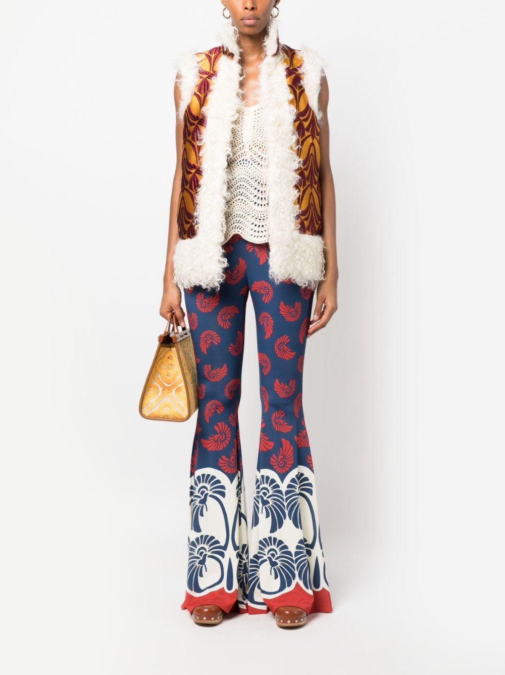LA DOUBLEJ La DoubleJ Patterned Brocade Vest