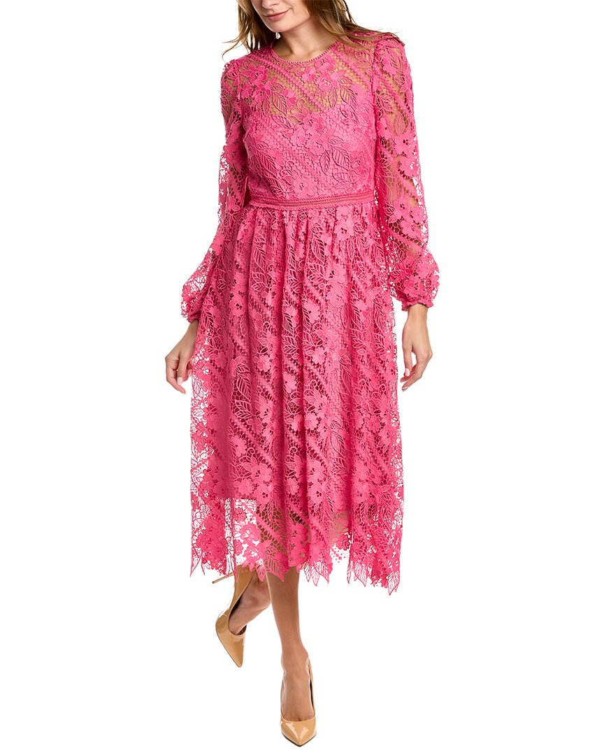 chinese dress ladies She's A Masterpiece Lace Maxi Dress Pink