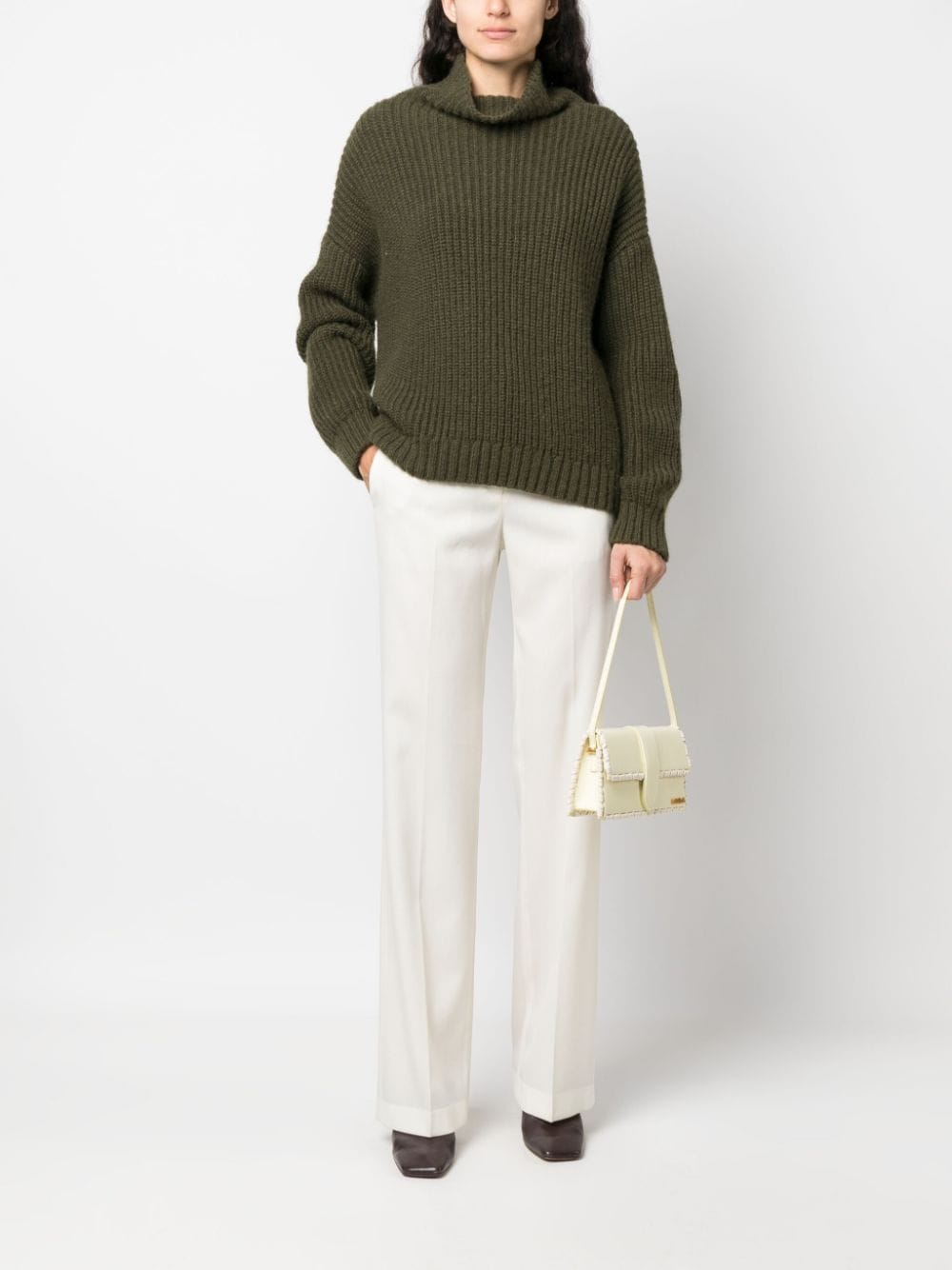 FABIANA FILIPPI Fabiana Filippi Virgin Wool Tailored Trousers
