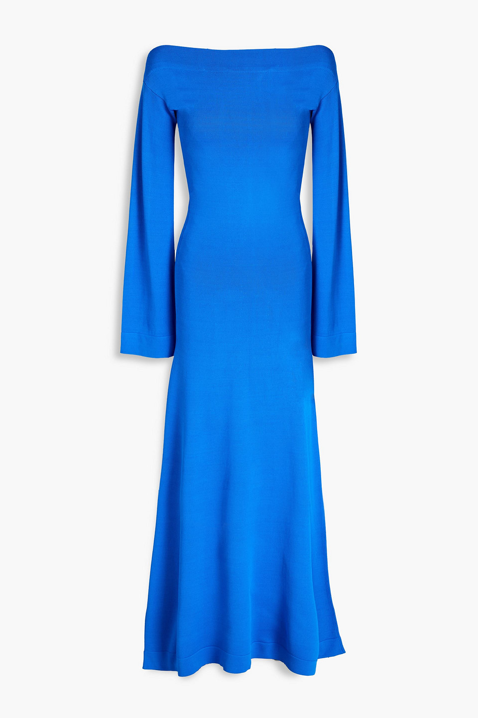 by malene birger blue dress By Malene Birger Eria Asymmetric Cutout Crepe Midi Dress In Blue