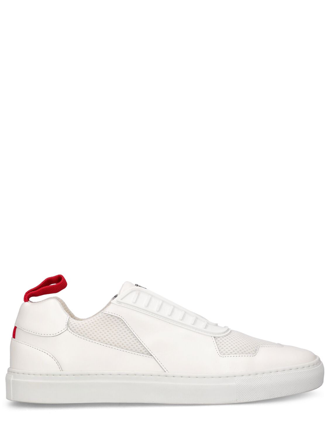 Ferrari Logo Leather Low Top Sneakers In White - 70% Off | Editorialist
