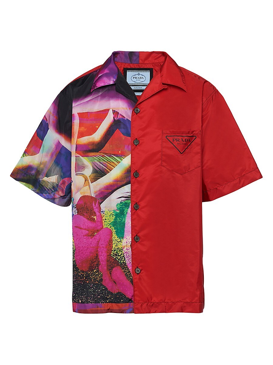 red prada shirt