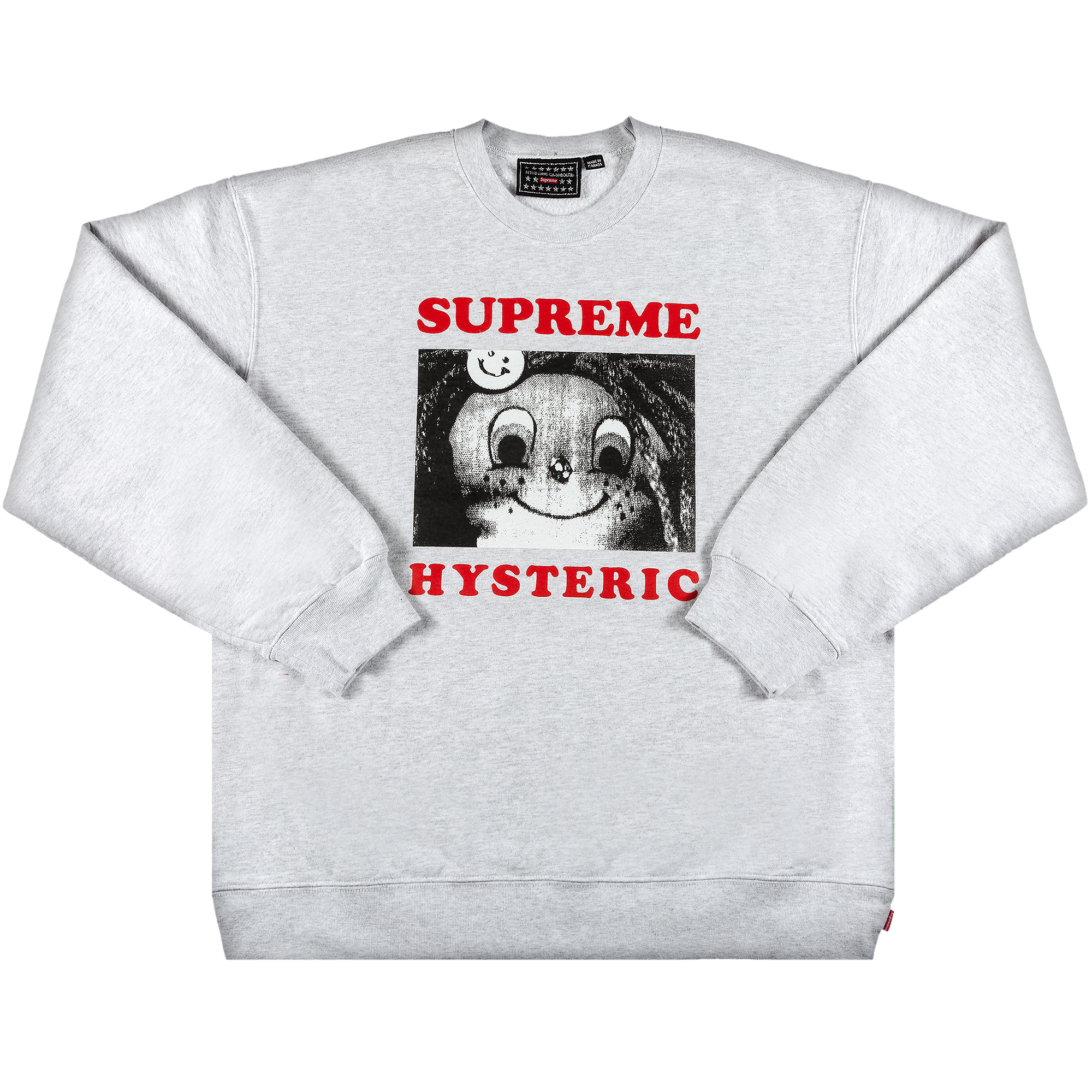 スウェット Supreme / HYSTERIC GLAMOUR Crewneck Grey Supreme X Hysteric Glamour Crewneck - Grey | Editorialist
