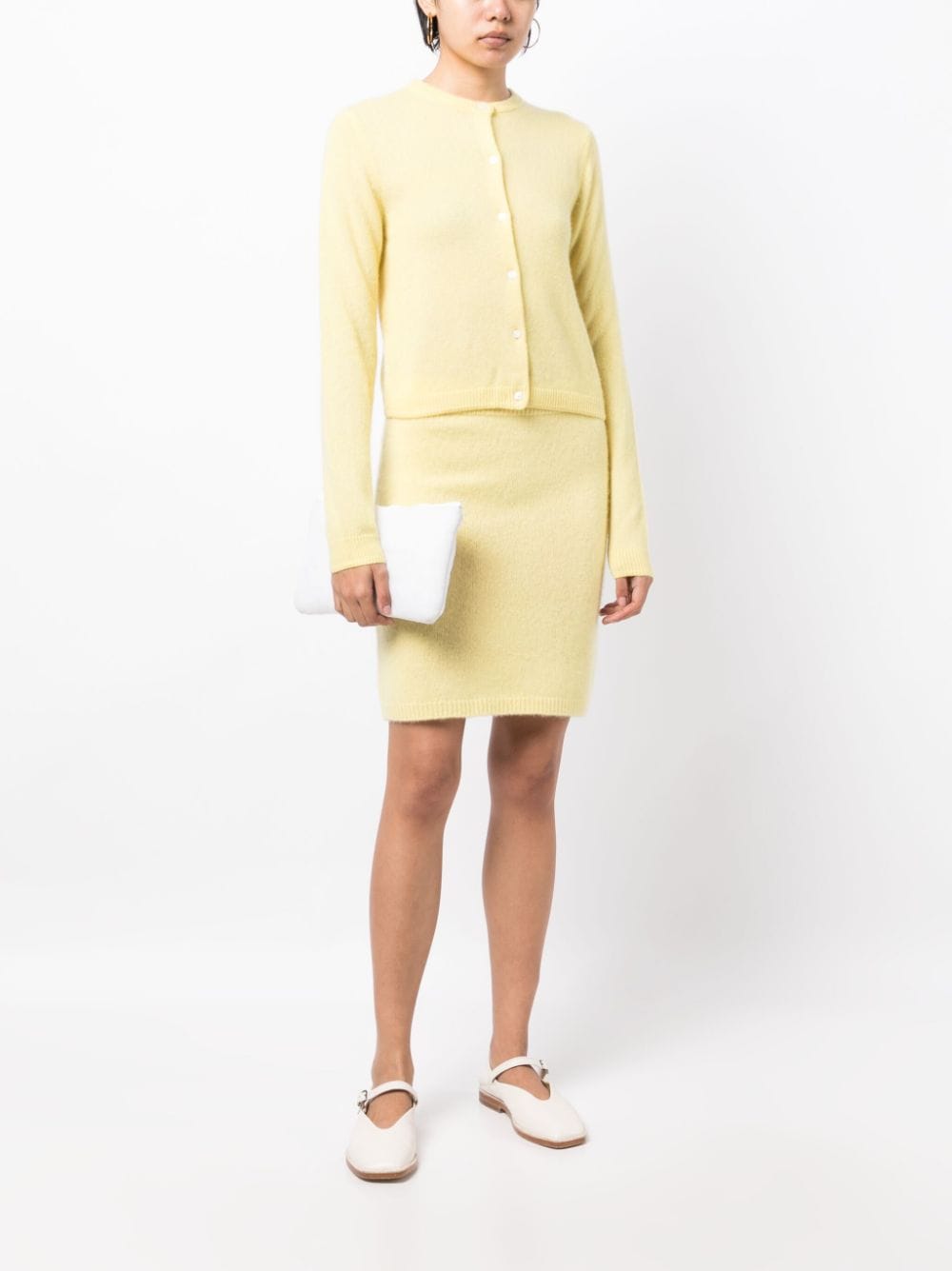 CASHMERE IN LOVE Cashmere In Love Ula Fine-Knit Miniskirt