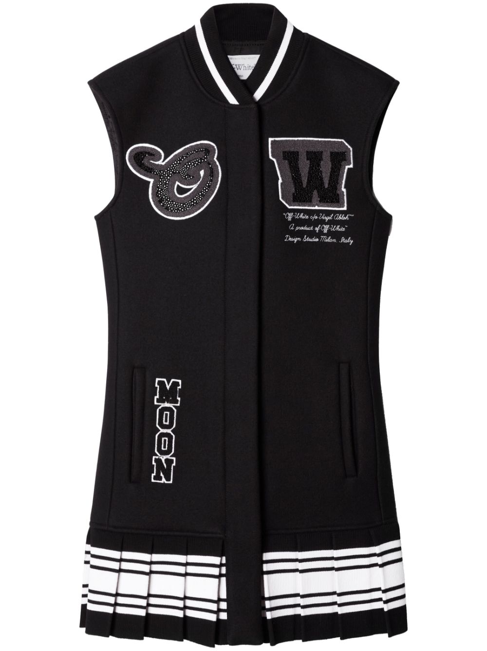OFF-WHITE Off-White Meteor Varsity Mini Dress