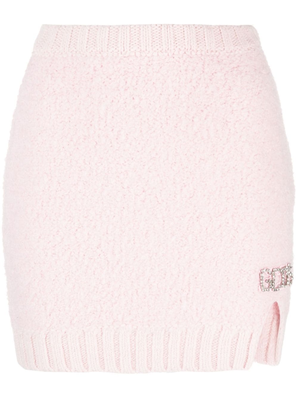 GCDS GCDS Hairy Logo-Plaque Miniskirt