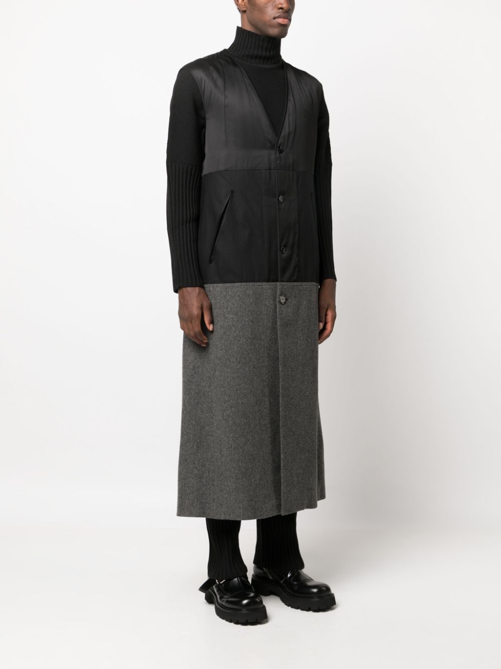 MAISON MARGIELA MM6 Maison Margiela Two-Tone Wool Gilet