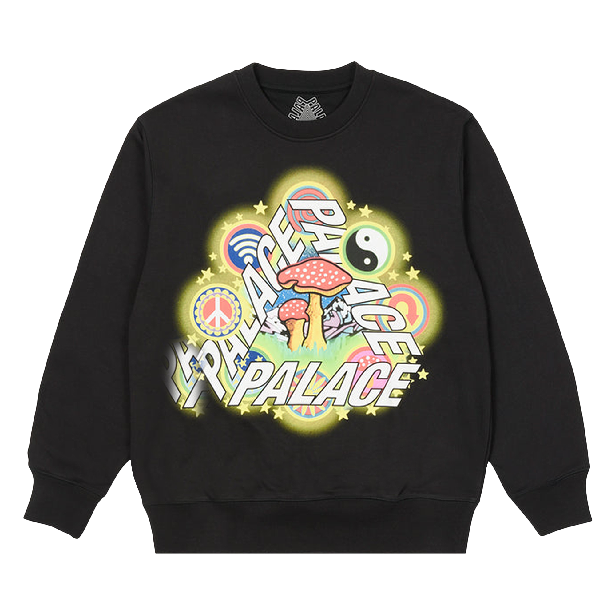 Palace X Spitfire Live To Bun Hood - Black | Editorialist