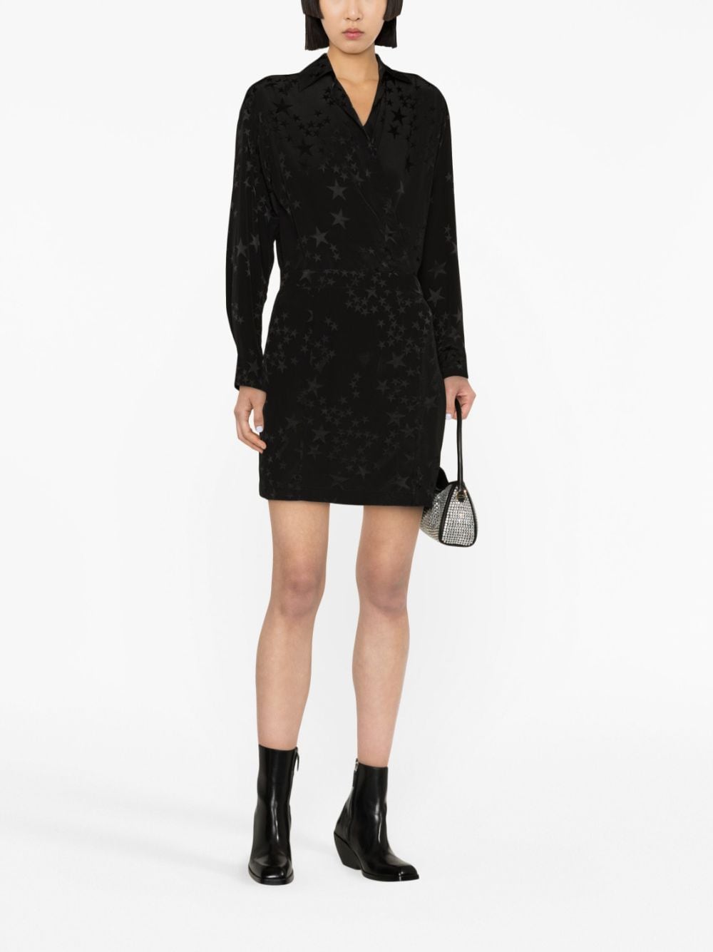 ZADIG&VOLTAIRE Zadig&Voltaire Star Silk-Jacquard Mini Dress