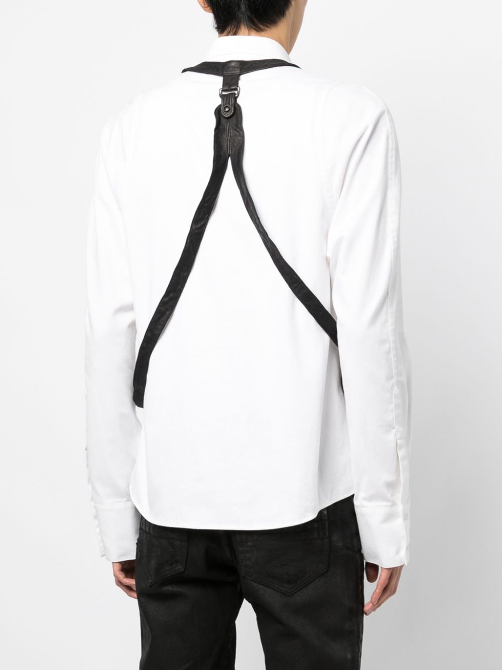 Julius Leather Holster Vest In Black - 30% Off | Editorialist