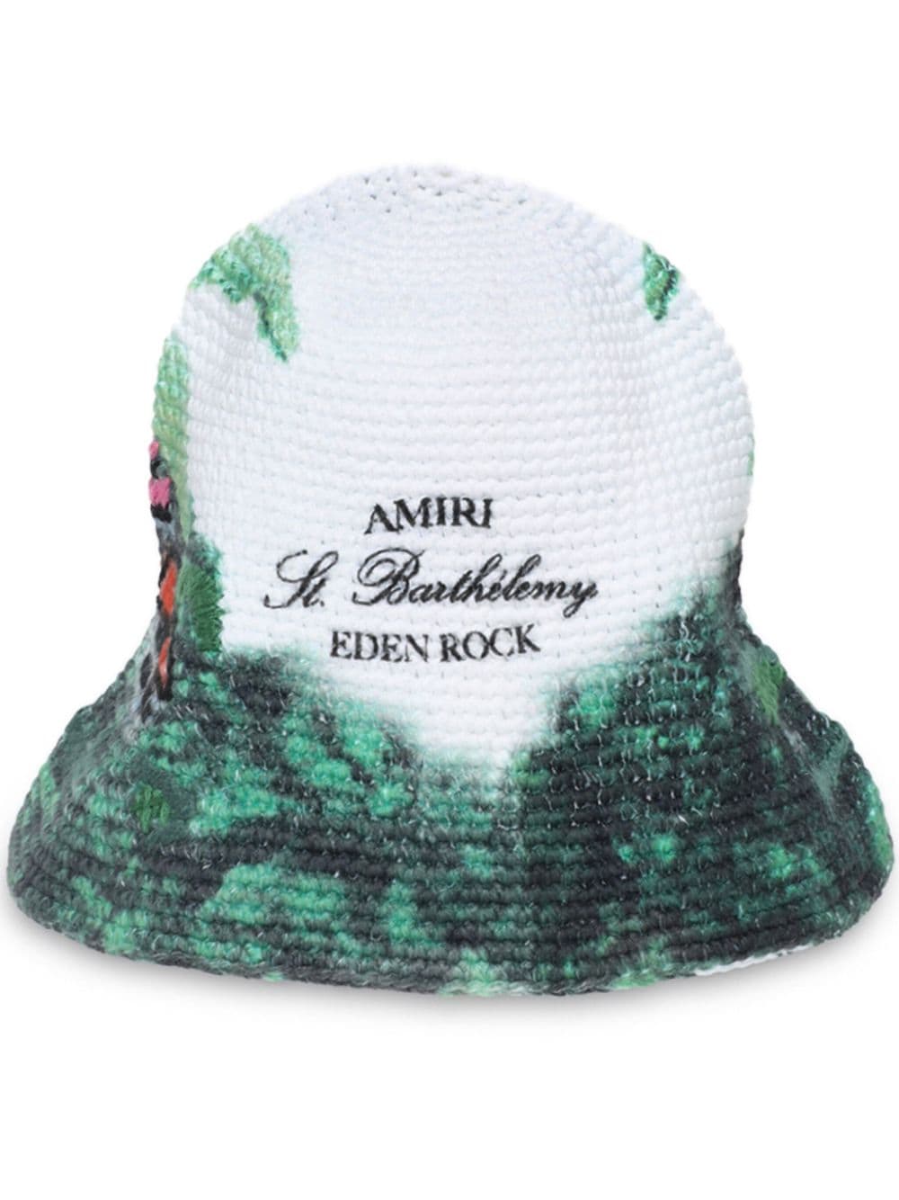 Buy Amiri Repeat Denim Jacquard Bucket Hat - Blue At 20% Off