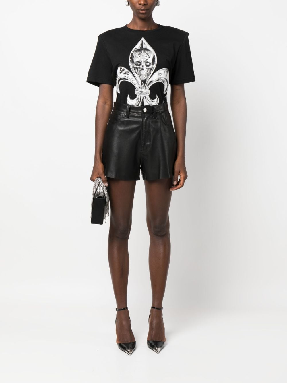 PHILIPP PLEIN Pure Fit Chrome Cotton T-Shirt