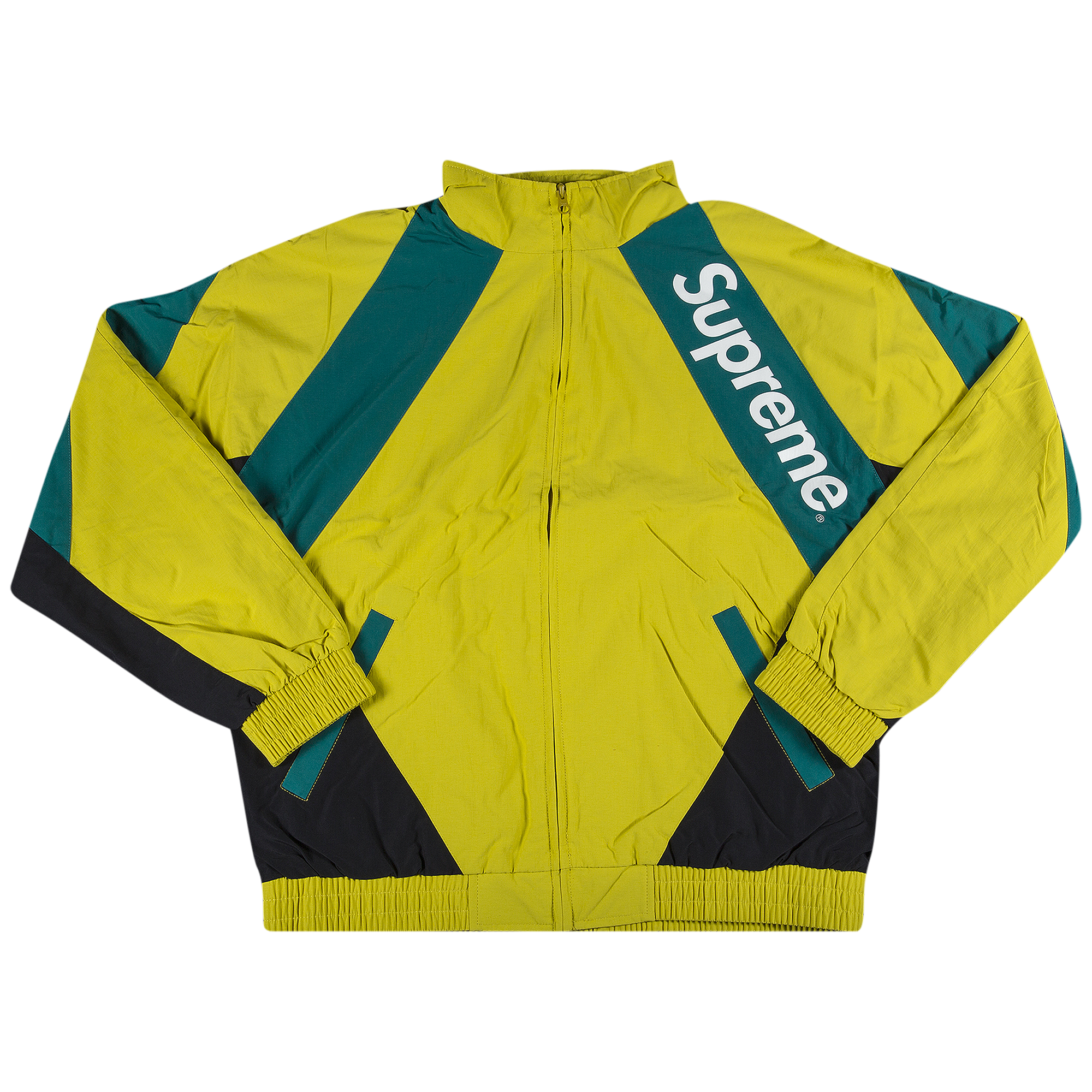 Supreme Paneled Track Jacket - Gold | Editorialist