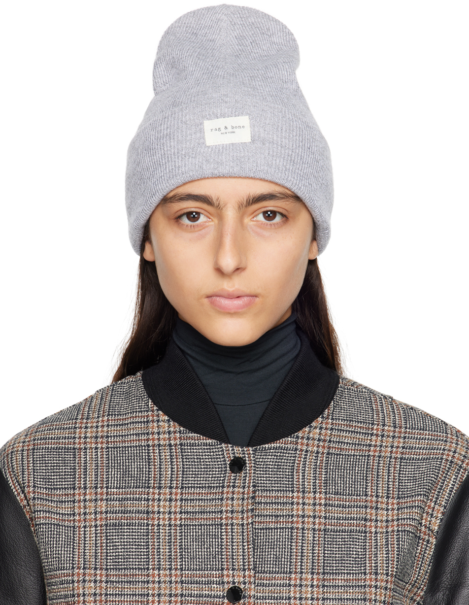 Rag & Bone Gray Addison Beanie Grey ??? RAG & BONE Wool Blend Addison Beanie Grey New | eBay main image 2
