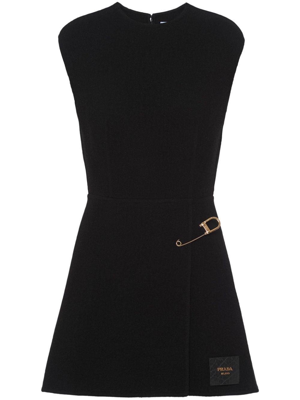 knee length dresses for ladies Prada White Cotton Apron Pinafore Dress w Pockets and Self Tie – Modig