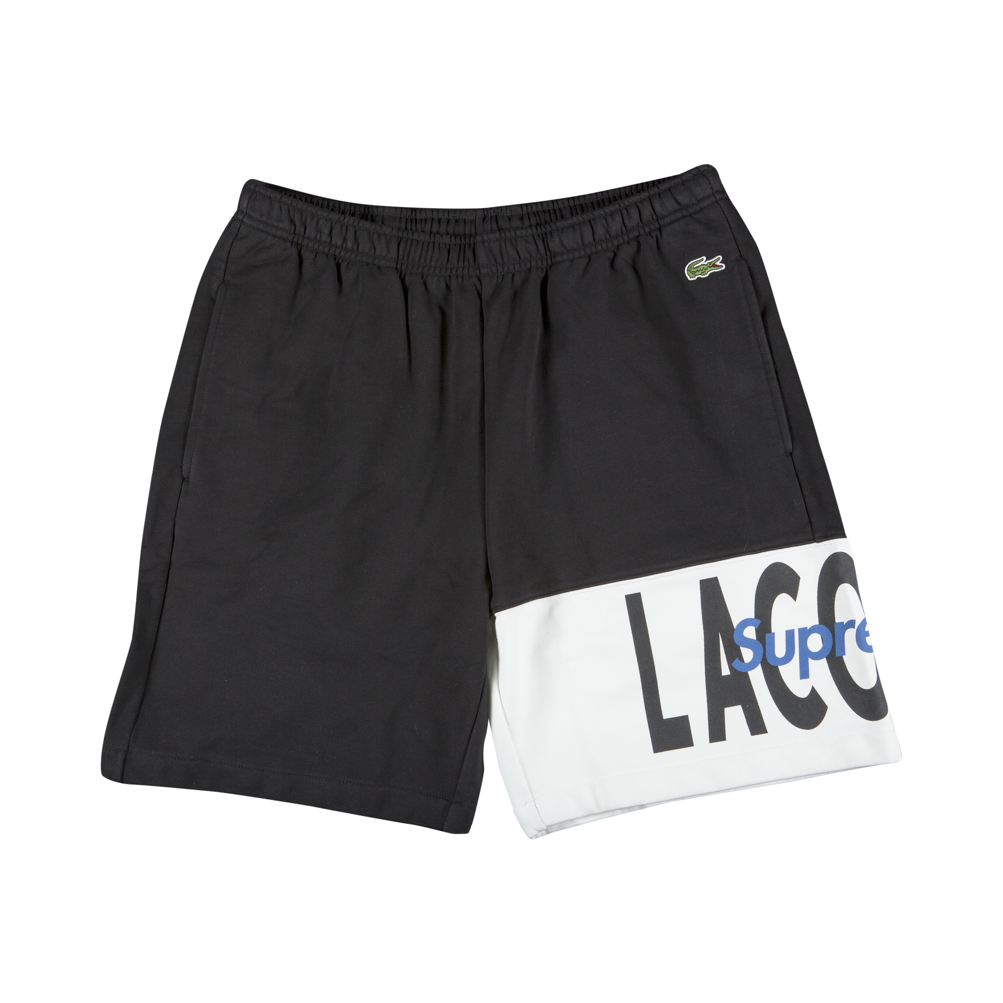 supreme×Lacoste Logo Panel Sweatshort Supreme X Lacoste Logo Panel Sweatshort - Blue | Editorialist