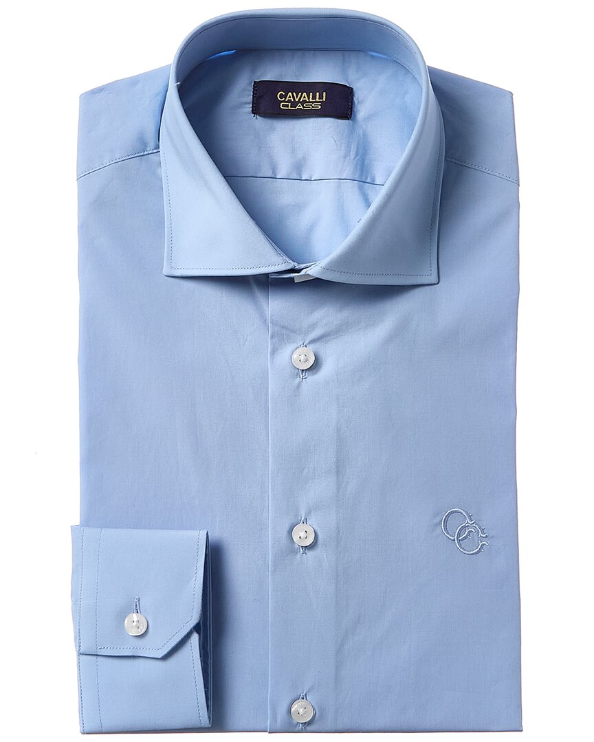 Roberto Cavalli Comfort Fit Dress Shirt In Blue - 87% Off | Editorialist Roberto Cavalli Comfort Fit Dress Shirt In Blue - 87% Off | Editorialist