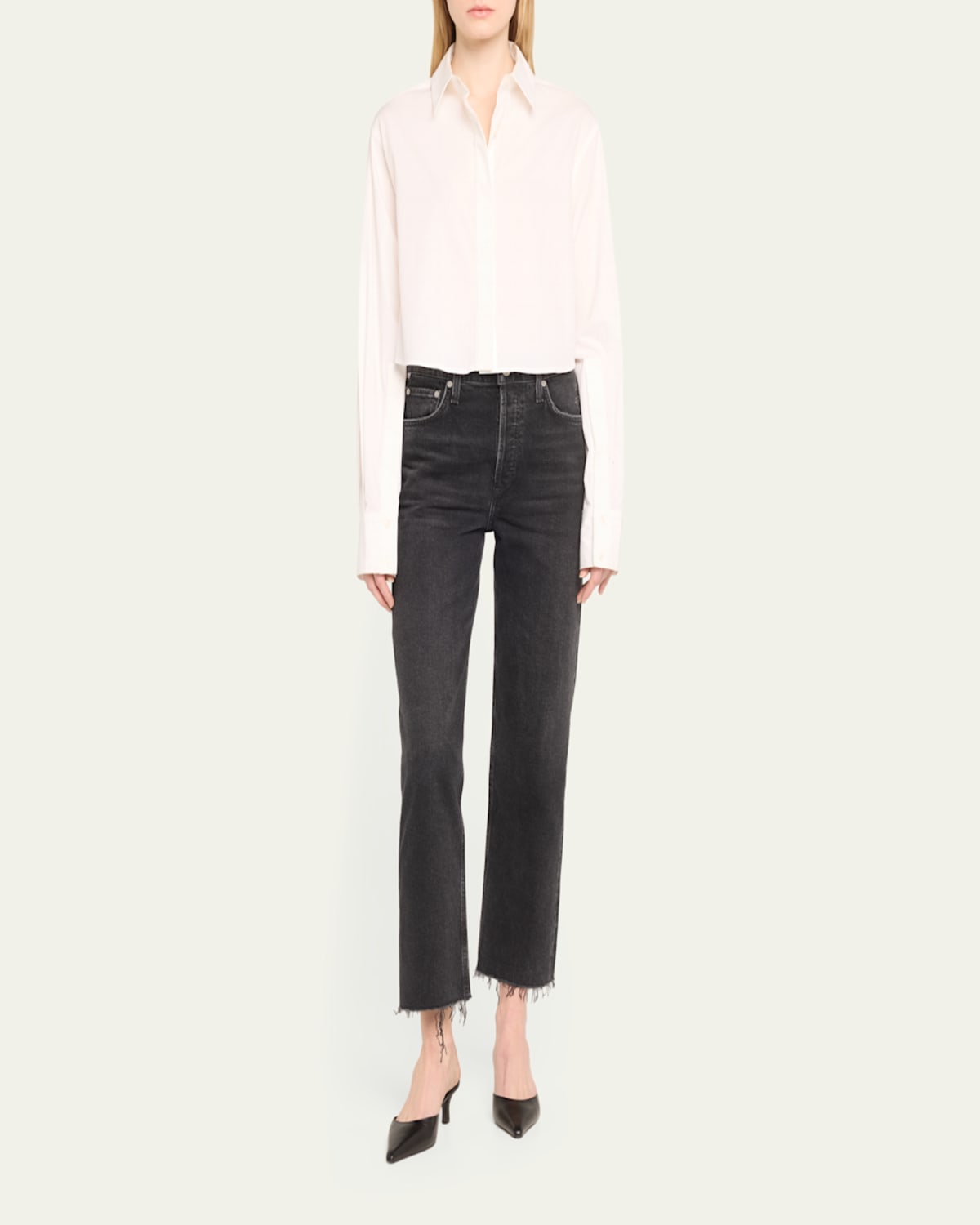 SIMKHAI SIMKHAI Renata Cropped Shirt