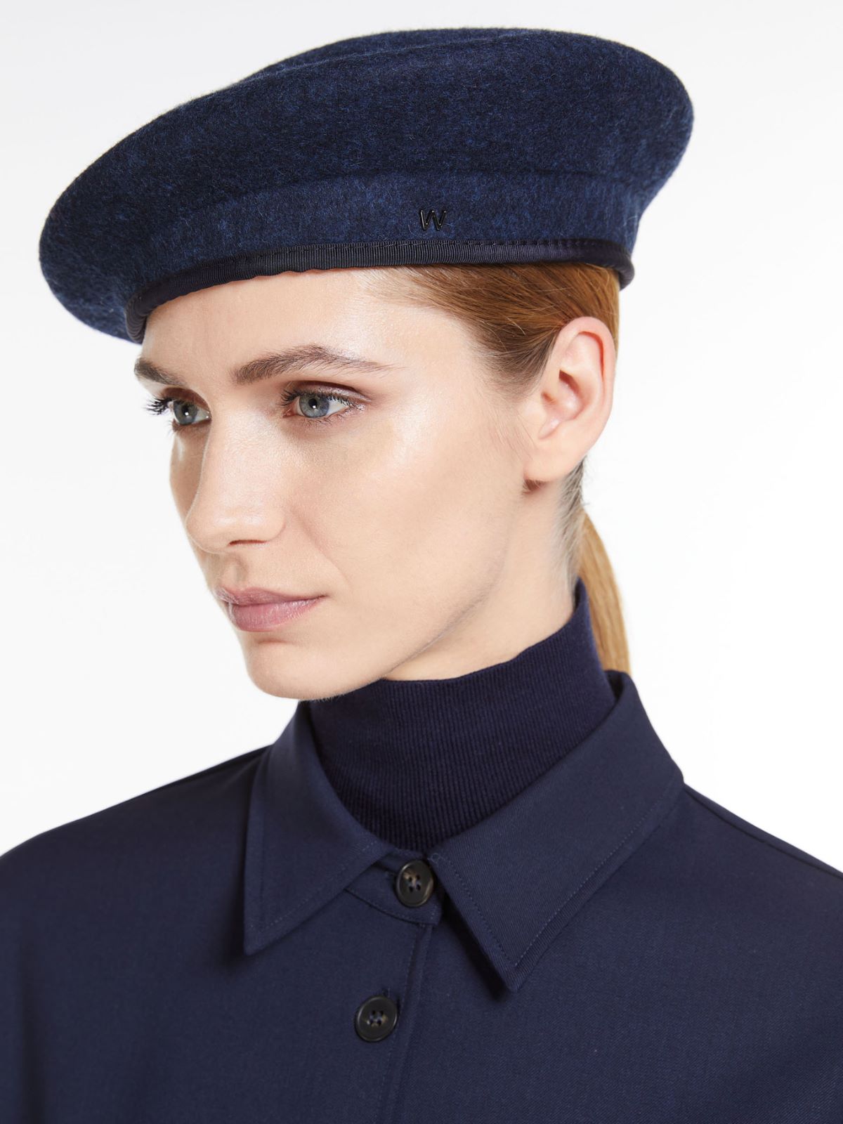 Intrend by Max Mara Beret with Beads Size: OS Fall/Winter/Holiday Max Mara: Take a Hike - Grazia USA main image 2