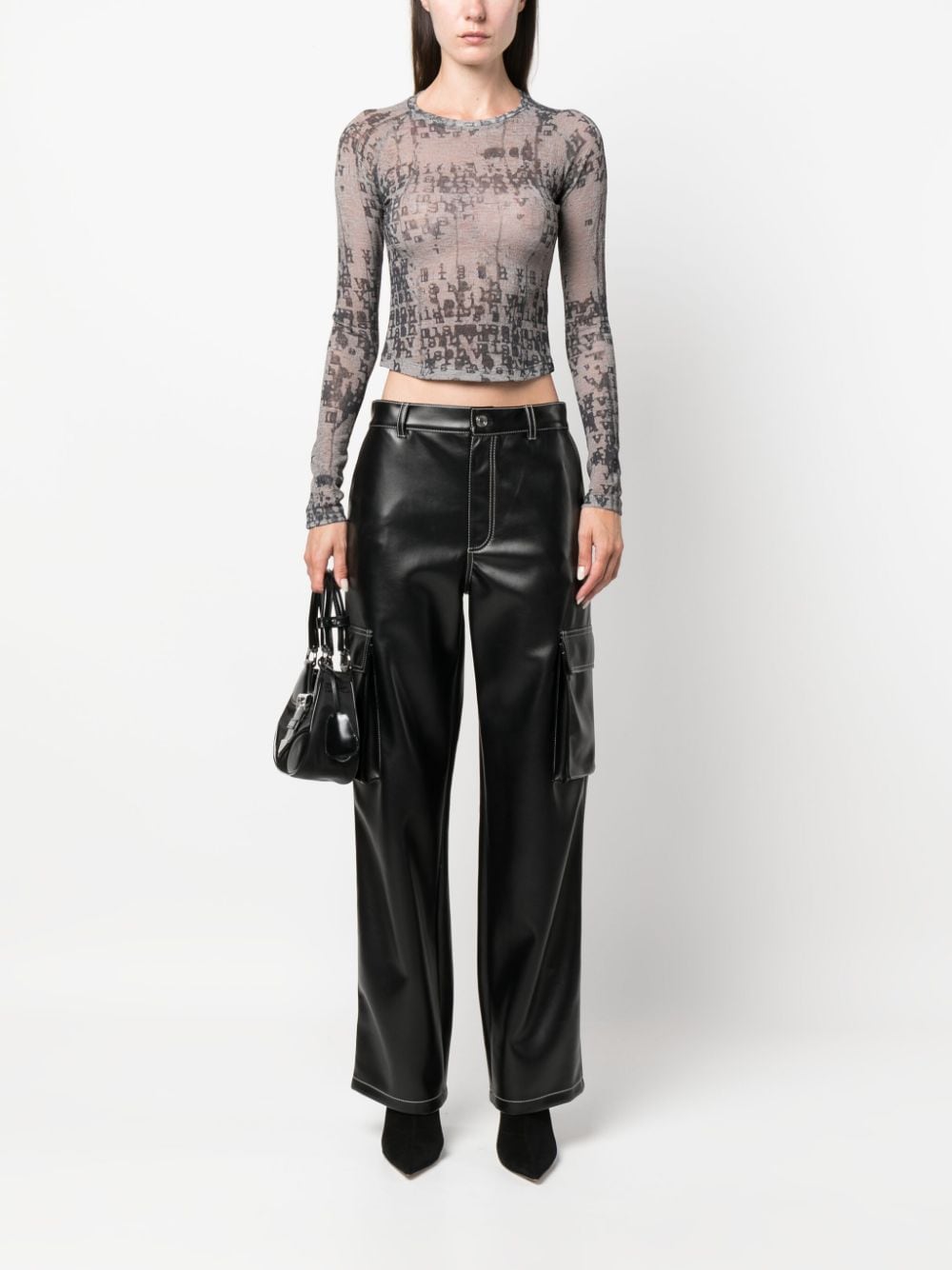 PHILOSOPHY DI LORENZO SERAFINI Low-Rise Flared Cargo Trousers