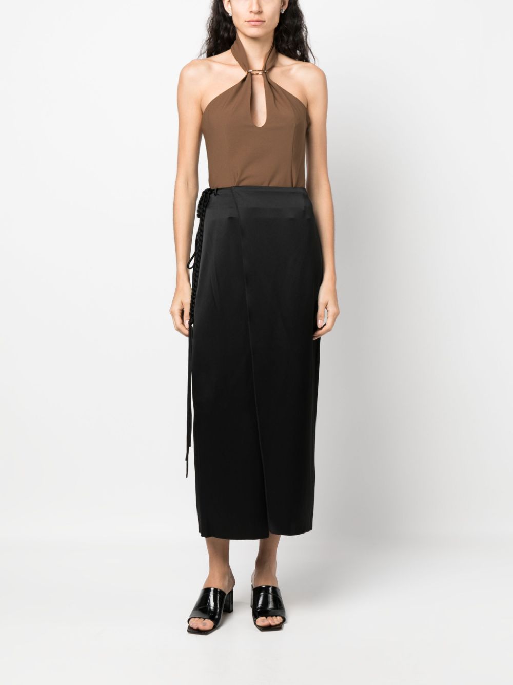 NANUSHKA Nanushka Racha Midi Wrap Skirt