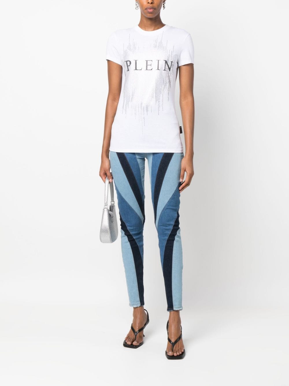 PHILIPP PLEIN Logo-Appliqué T-Shirt