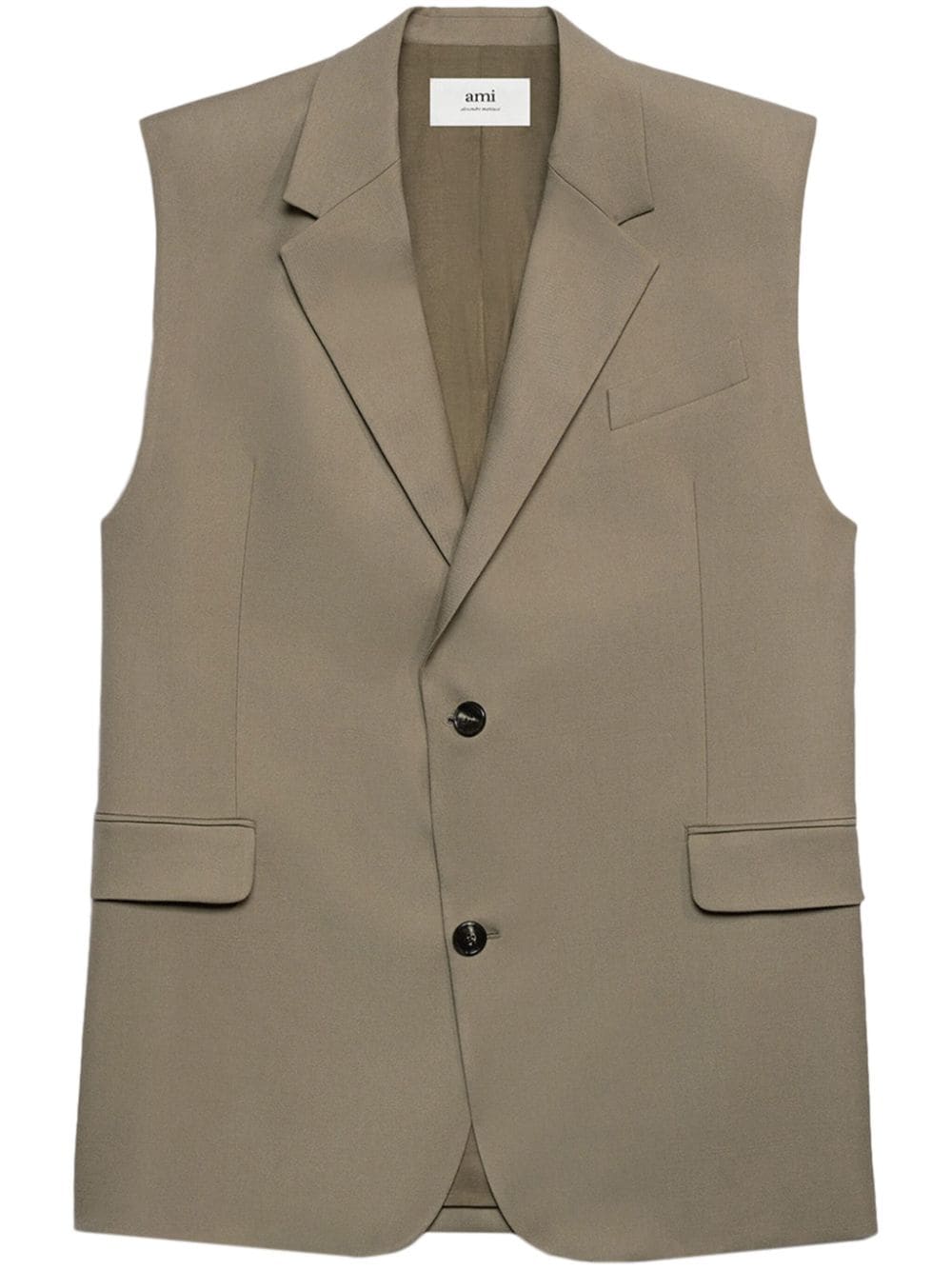 AMI AMI Paris Oversize Virgin Wool Waistcoat