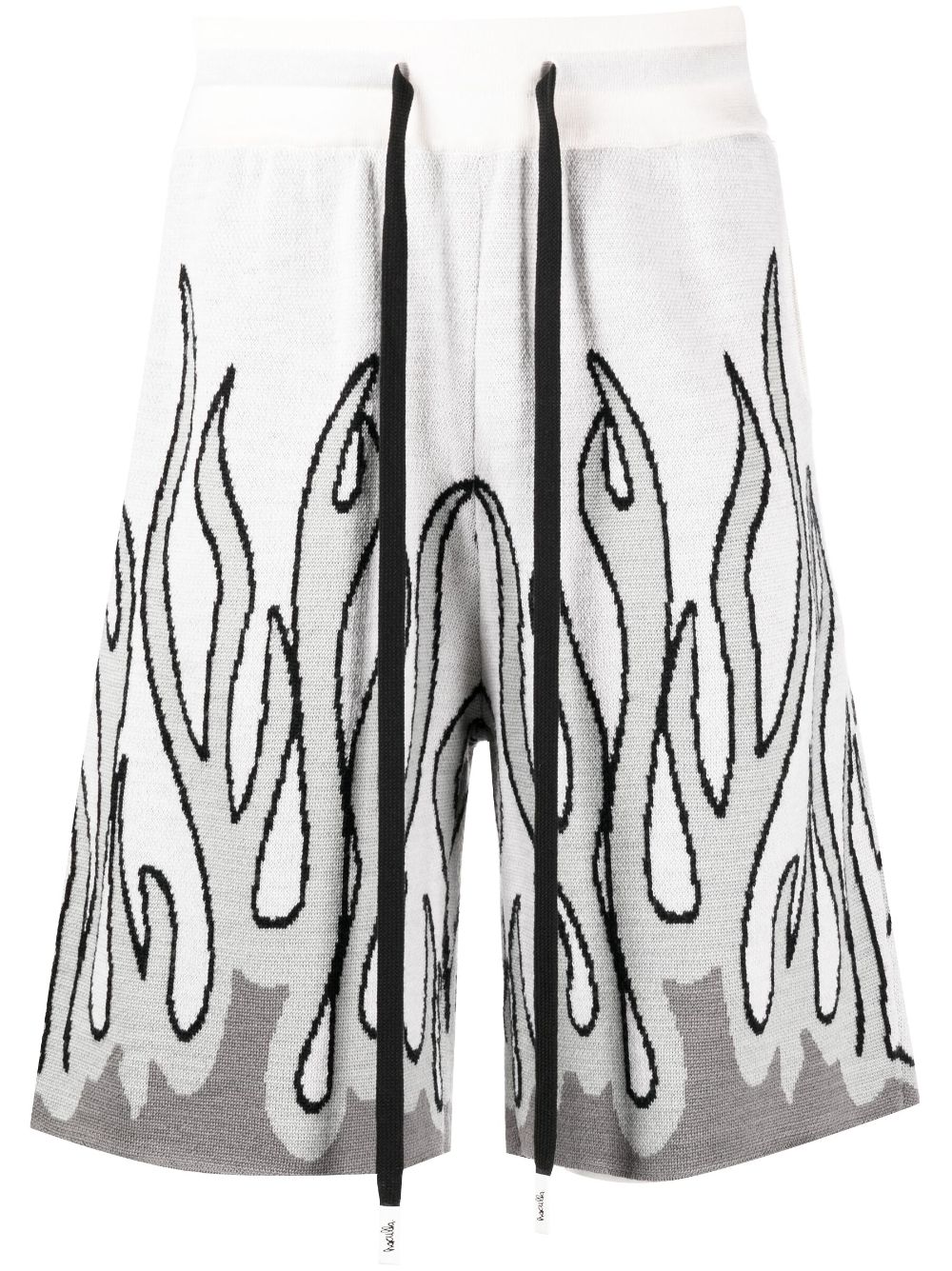 HACULLA. Haculla In Flames Intarsia-Knit Shorts