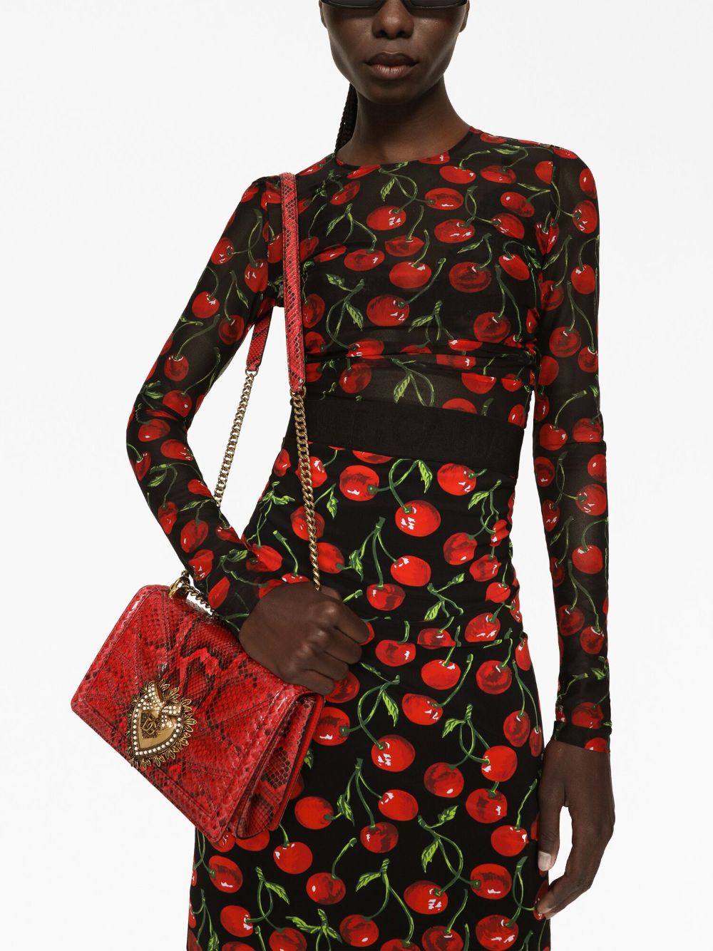 DOLCE & GABBANA Dolce & Gabbana Medium Devotion Crossbody Bag