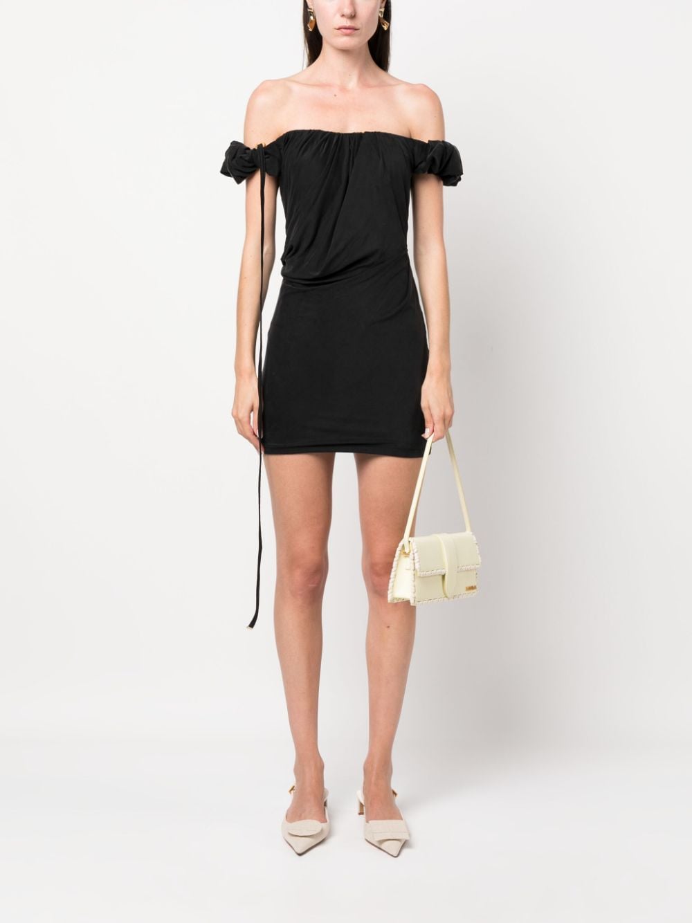 JACQUEMUS Jacquemus La Robe Ciceri Draped Minidress