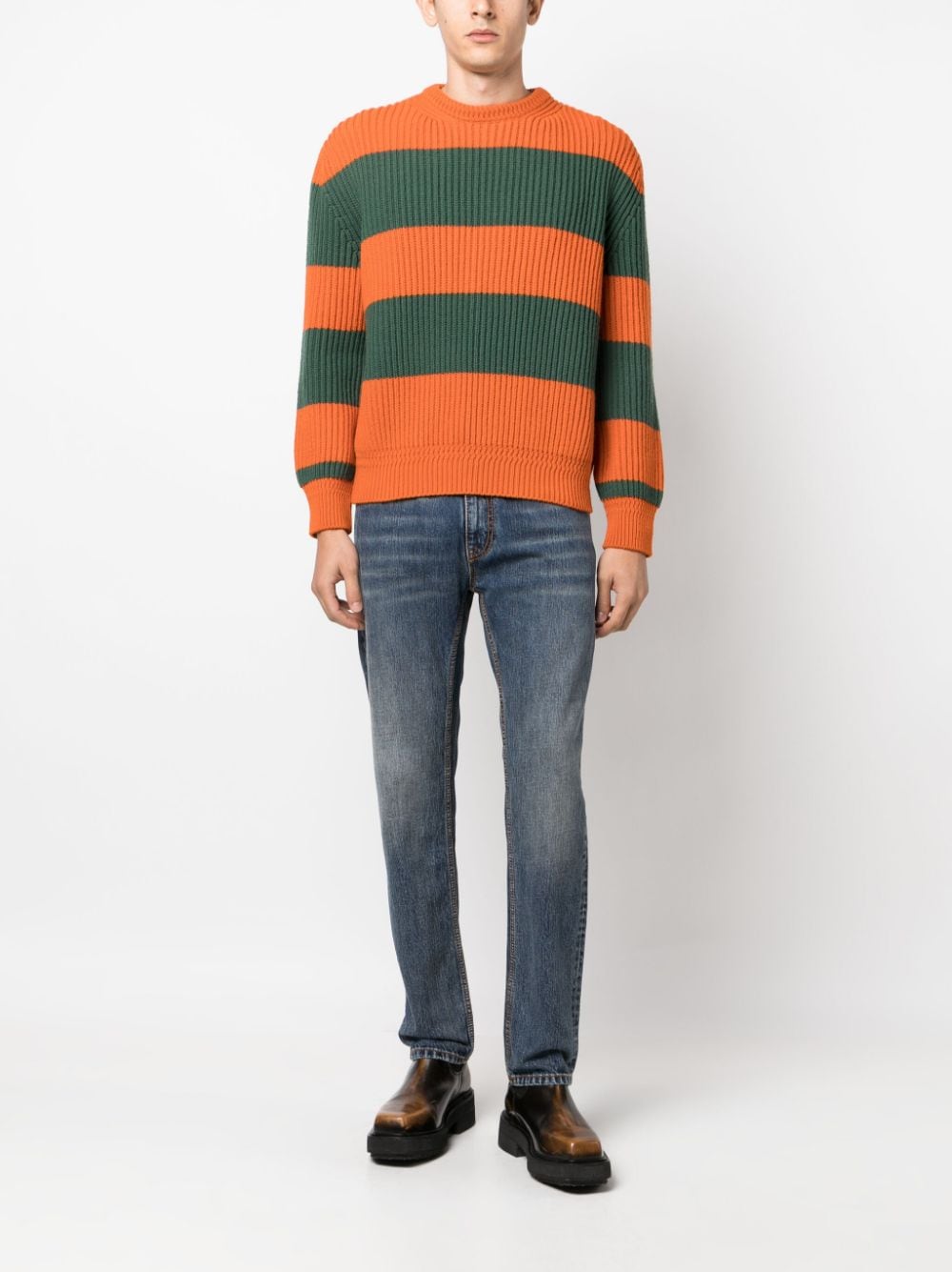 ETRO ETRO Pegaso Motif Slim-Cut Jeans