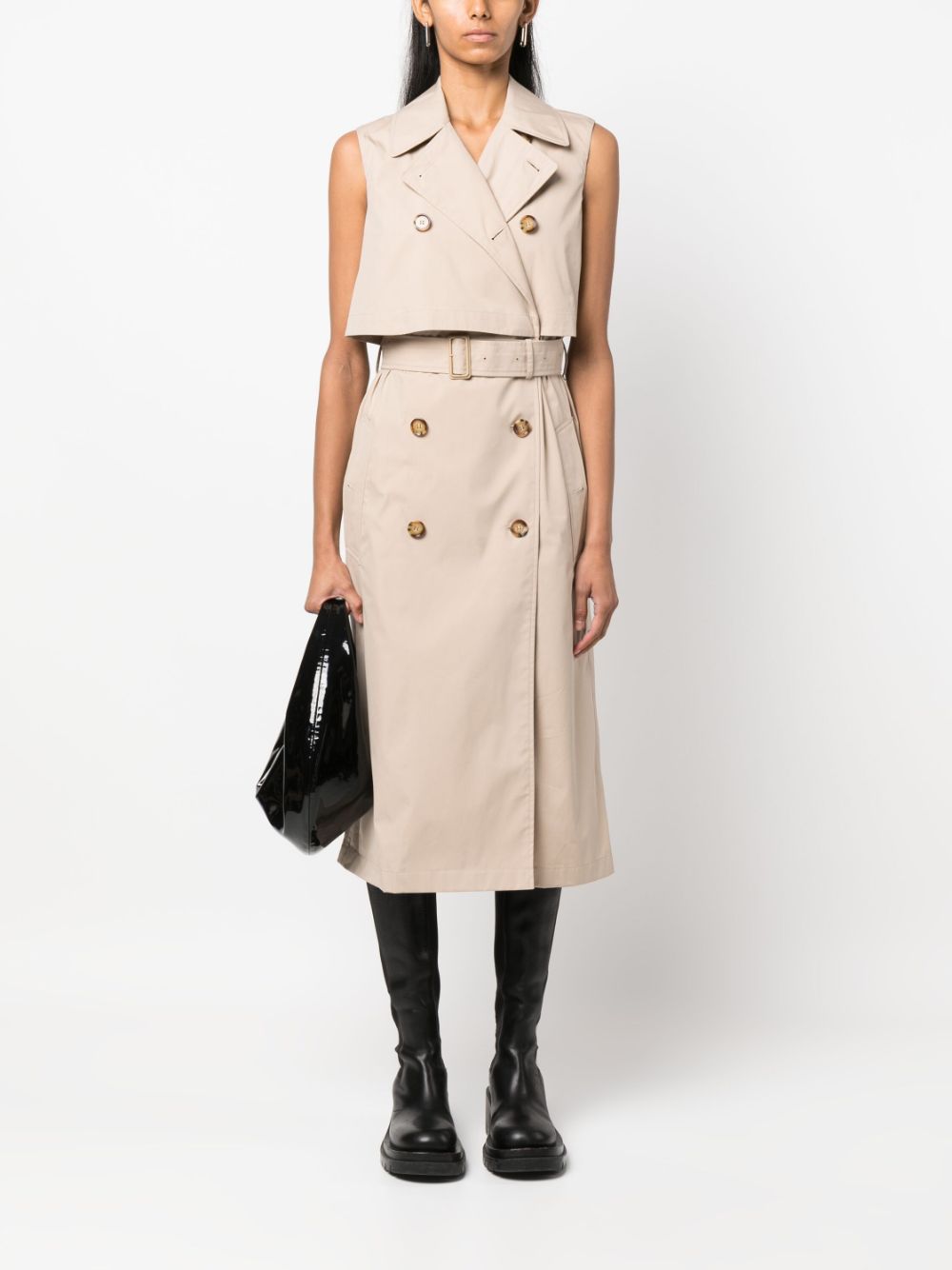 princess polly baby blue dress Burberry Layered Trench Coat Dress In Neutrals - 62% Off