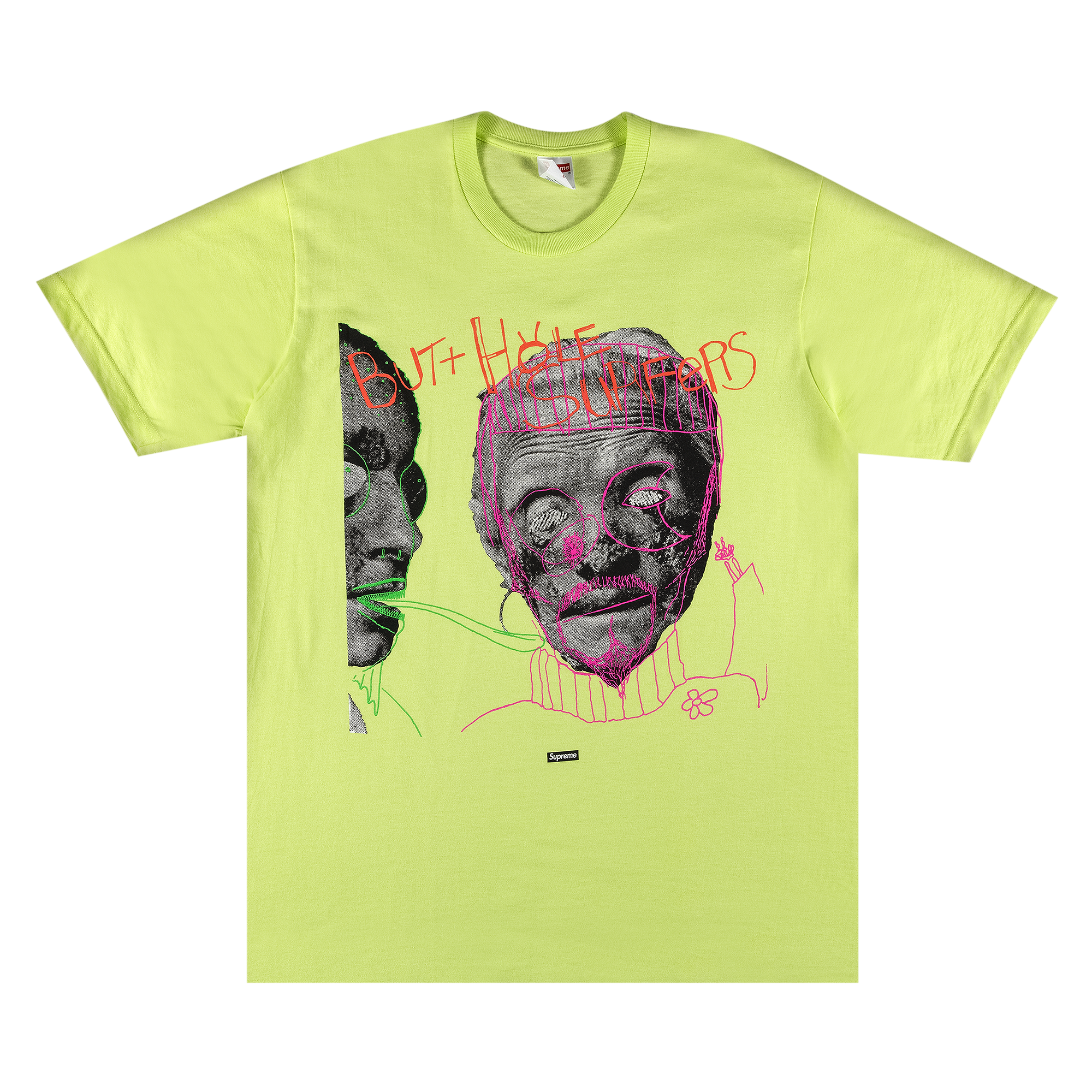 Supreme X Butthole Surfers Leg Tee 'Neon - Green | Editorialist