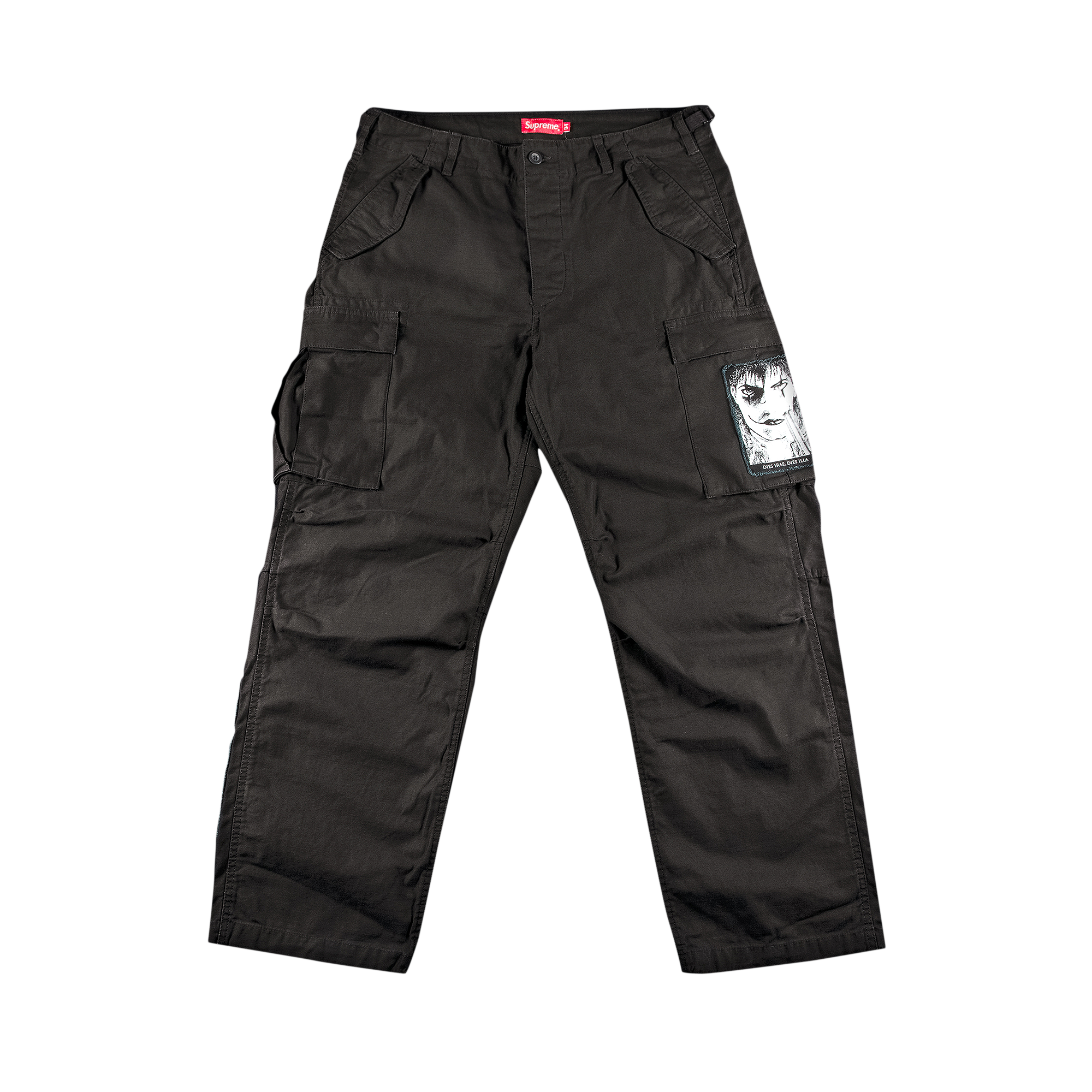 Supreme Mesh Pocket Belted Cargo Pant - Black | Editorialist