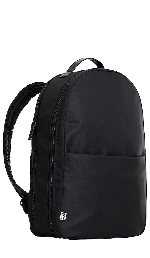 Beis The Commuter Backpack In Black | Editorialist display picture 1