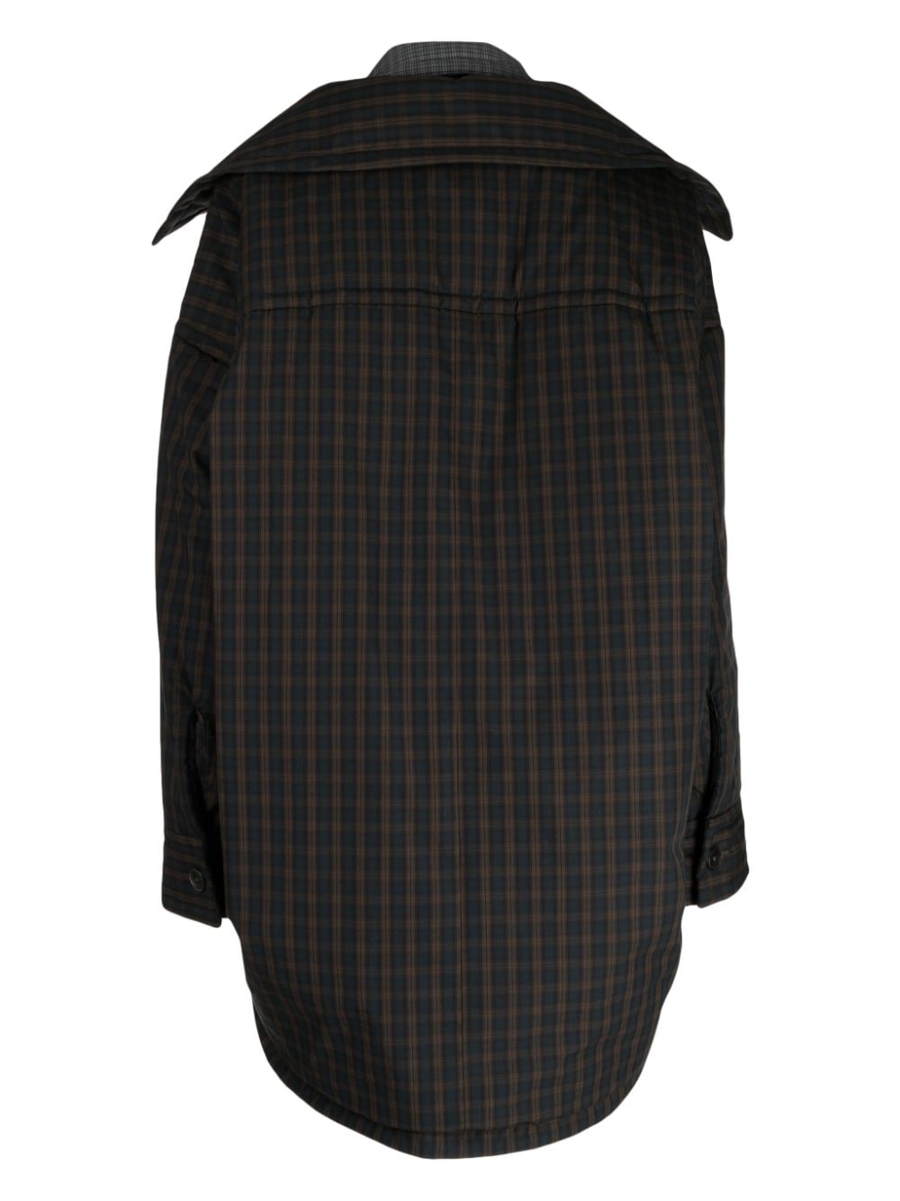 Mihara Yasuhiro Double Layered Shirt Jacket In Black - 27% Off