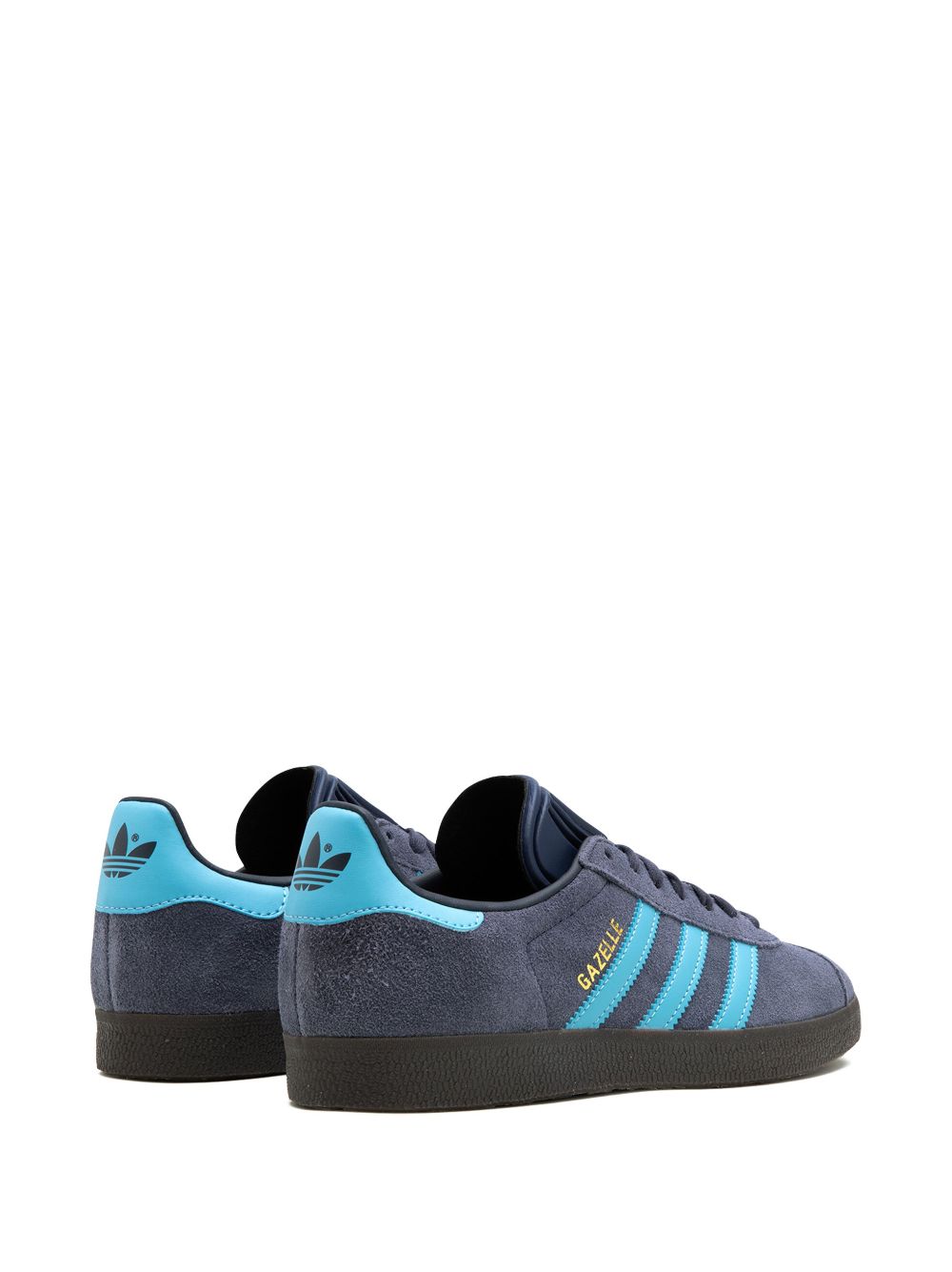 Adidas Gazelle Gum Sole Sneakers - Blue | Editorialist