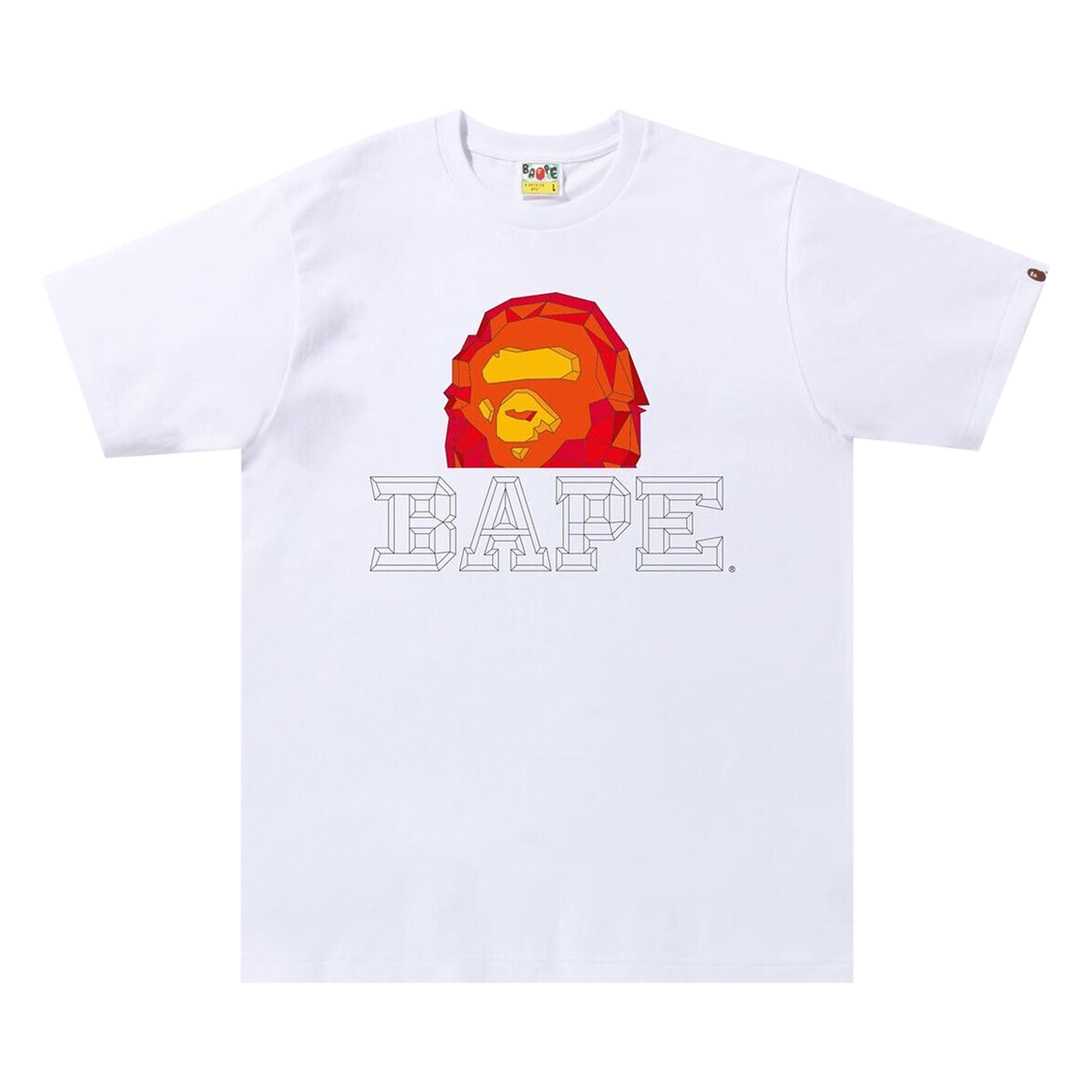 A Bathing Ape X Mcm Ape Head Tee - White | Editorialist
