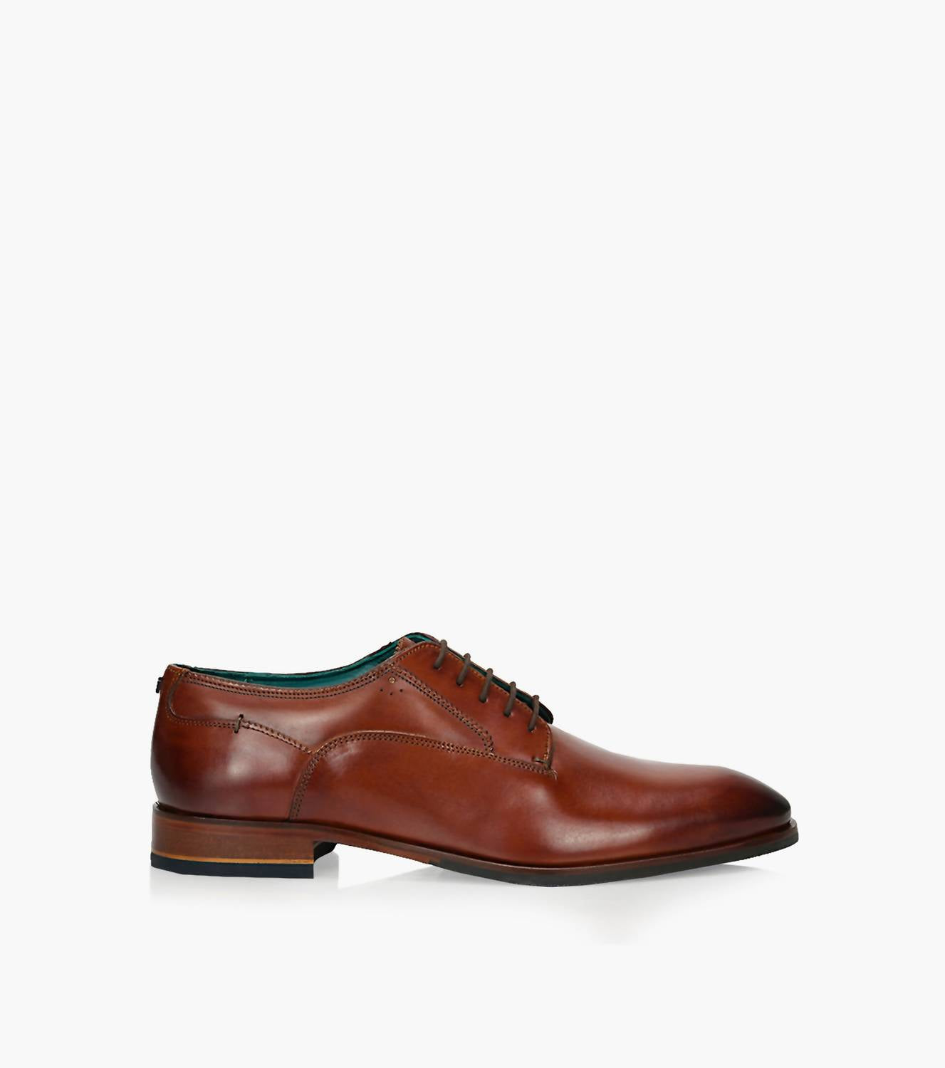 Ted Baker London Tan/Brown Leather Derby Shoes Smooth Leather Lace-up Derby Shoes | Wylden | Ted Baker UK main image 4